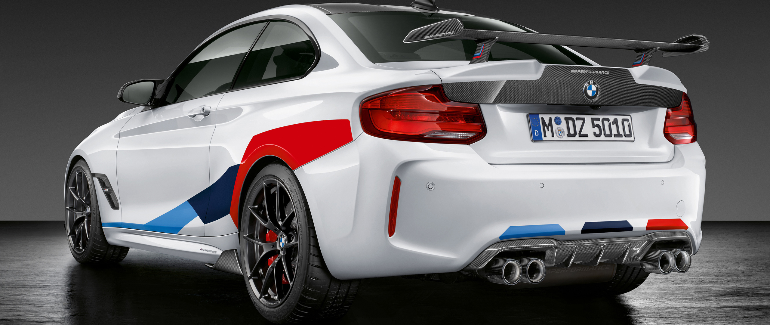 2560x1080 BMW M2 Competition M Performance 2018 Rear Wallpaper ...