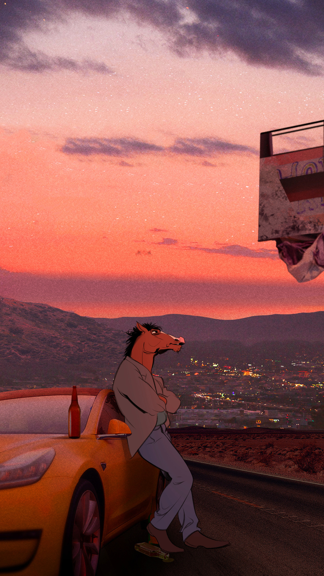 1080x1920 BoJack Horseman Artwork Iphone 7,6s,6 Plus, Pixel xl ,One ...