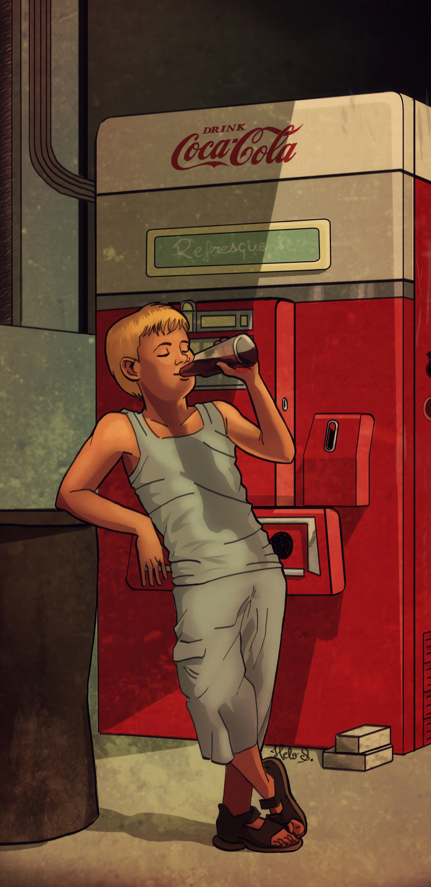 1440x2960 Boy Drinking Coke Samsung Galaxy Note 9,8, S9,S8,S8+ QHD ,HD 4k Wallpapers,Images ...