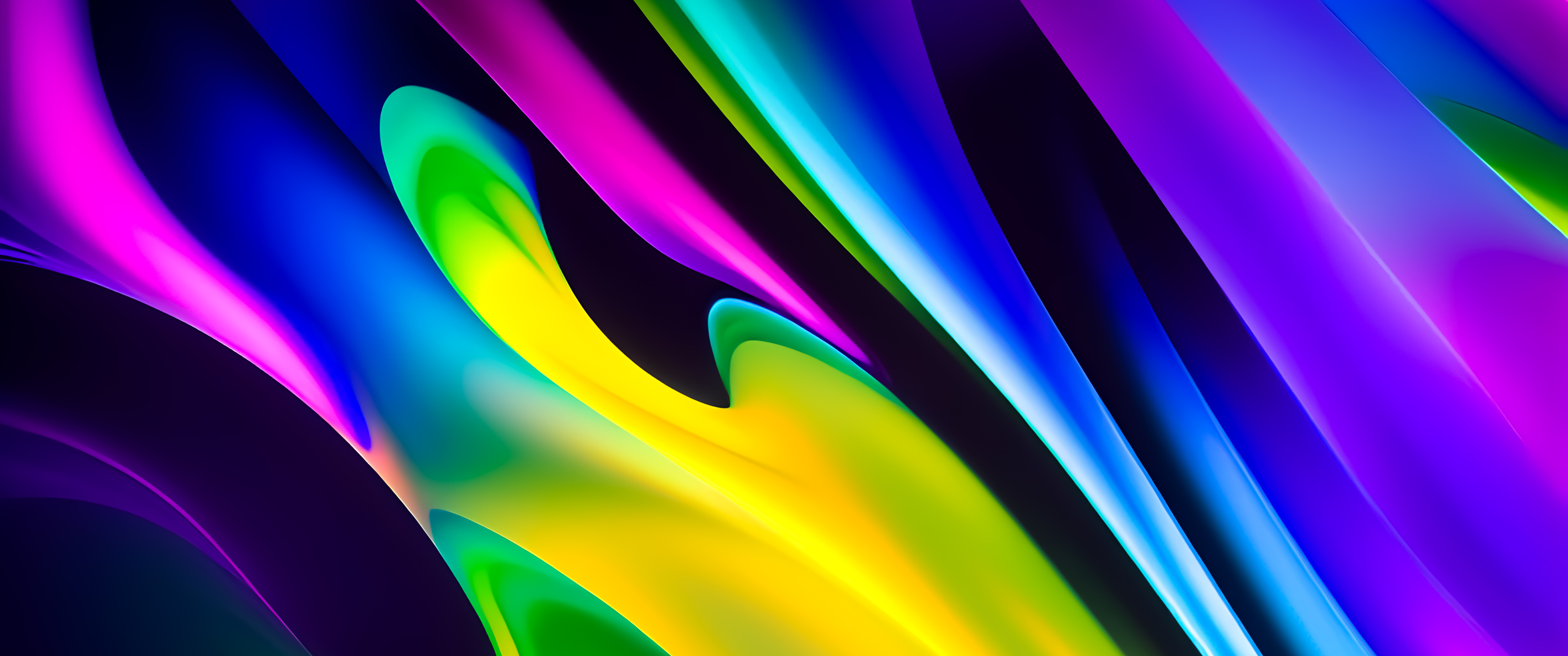 3440x1440 Bright Contrast Colors Abstract 8k UltraWide Quad HD 1440P ...