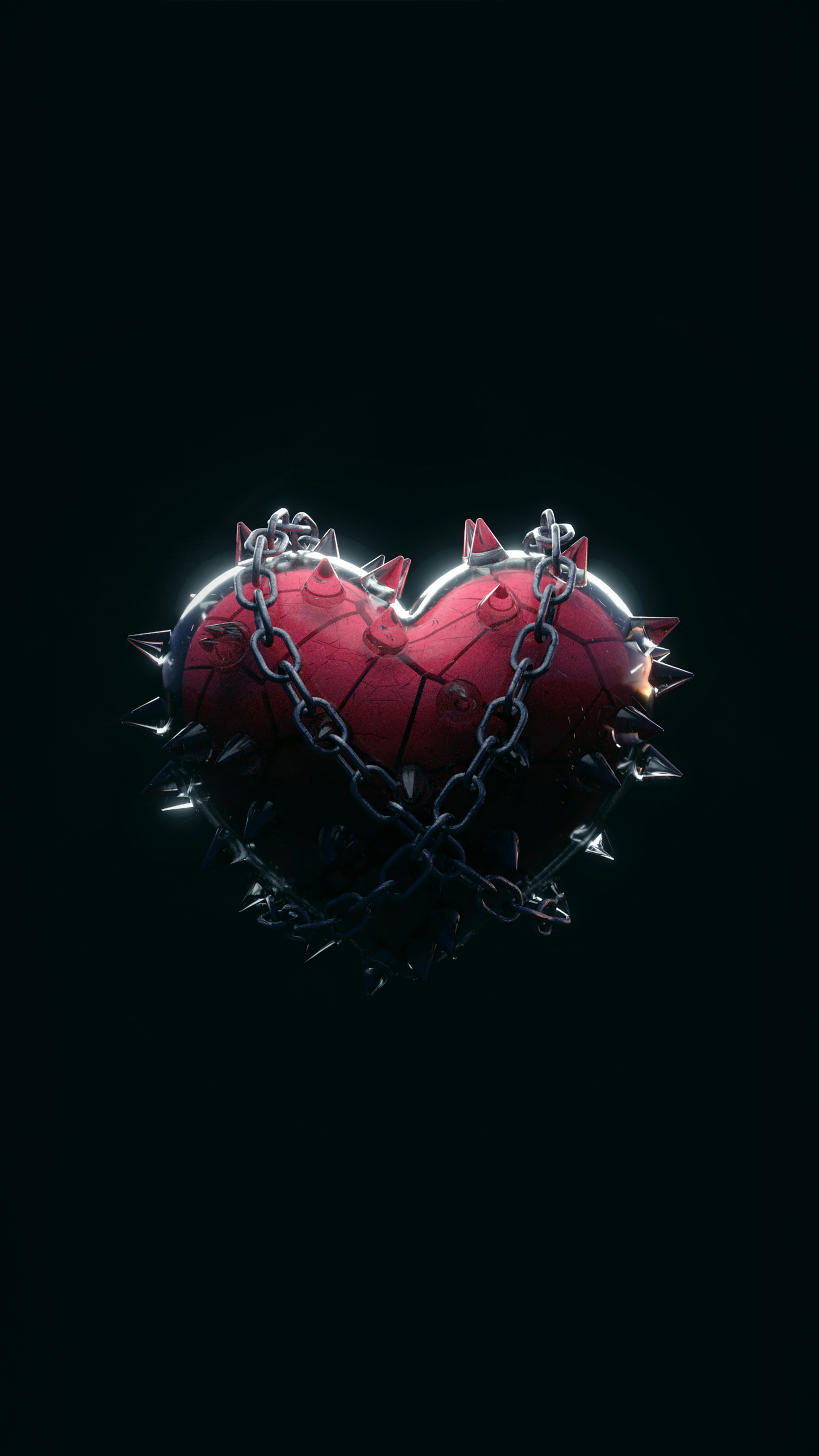 2160x3840 Broken Heart Chain Attached Sony Xperia X,XZ,Z5 Premium ,HD ...