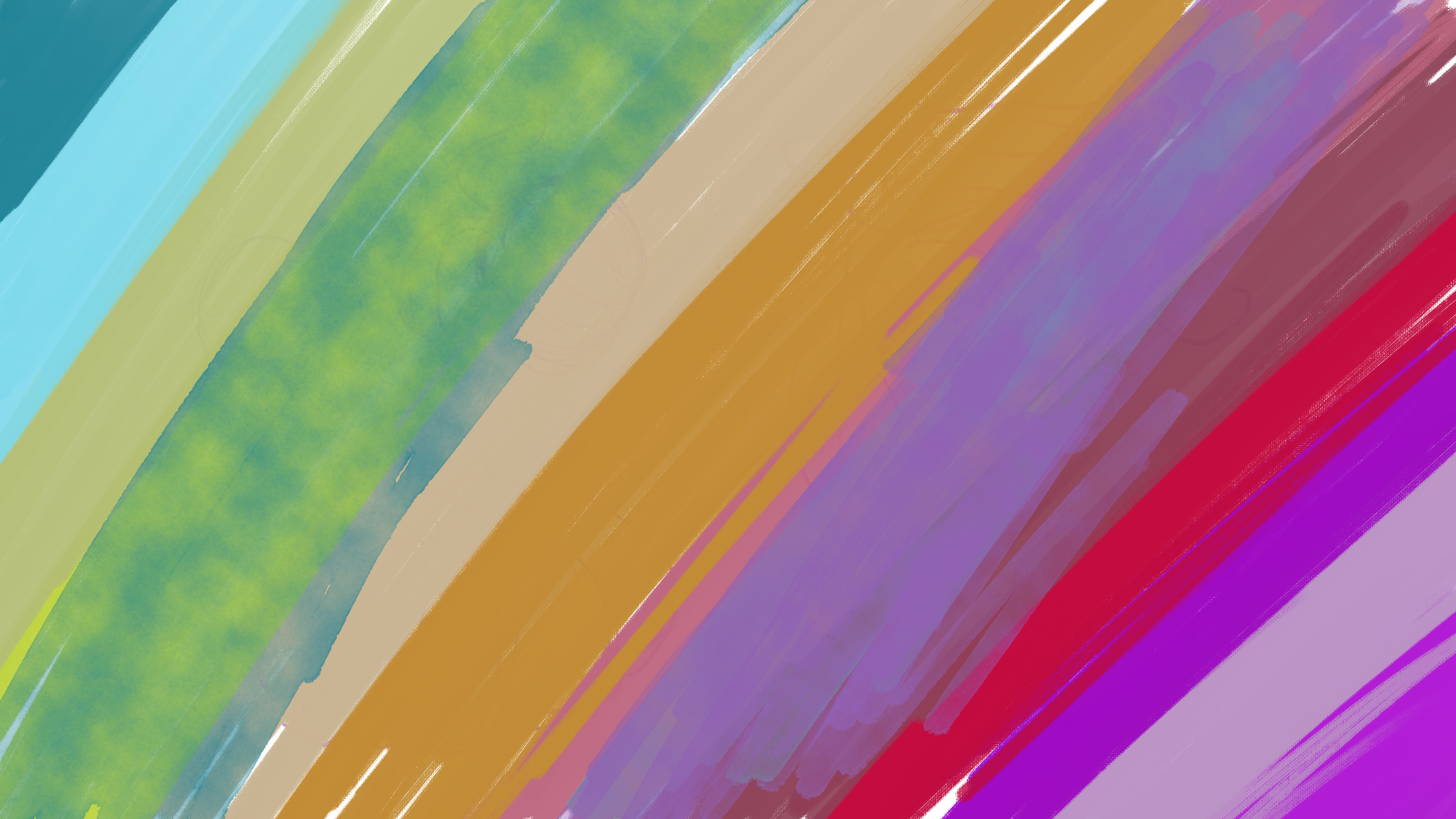 2560x1440 Brush Colorful Strokes Abstract 1440P Resolution ,HD 4k ...