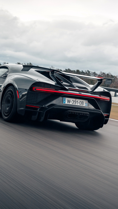412x732 Bugatti Chiron Pur Sport Rear 412x732 Resolution HD 4k ...