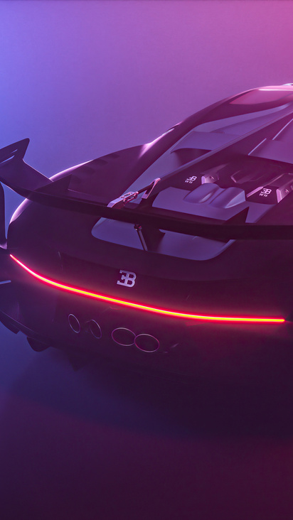 412x732 Bugatti Chiron Vision GT Rear 5k 412x732 Resolution HD 4k ...