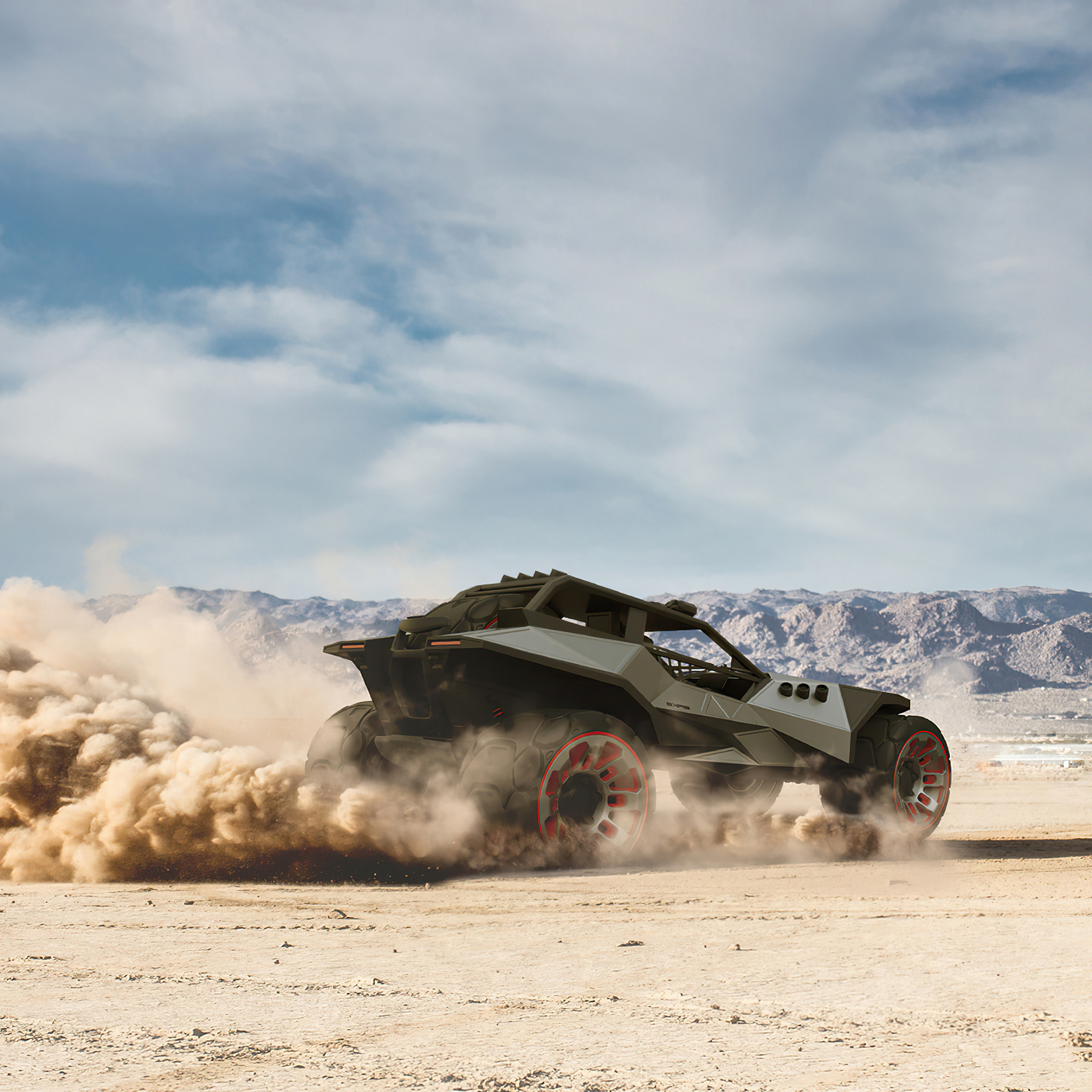 2048x2048 Buggy Offroading Concept Art 4k Ipad Air ,HD 4k Wallpapers ...