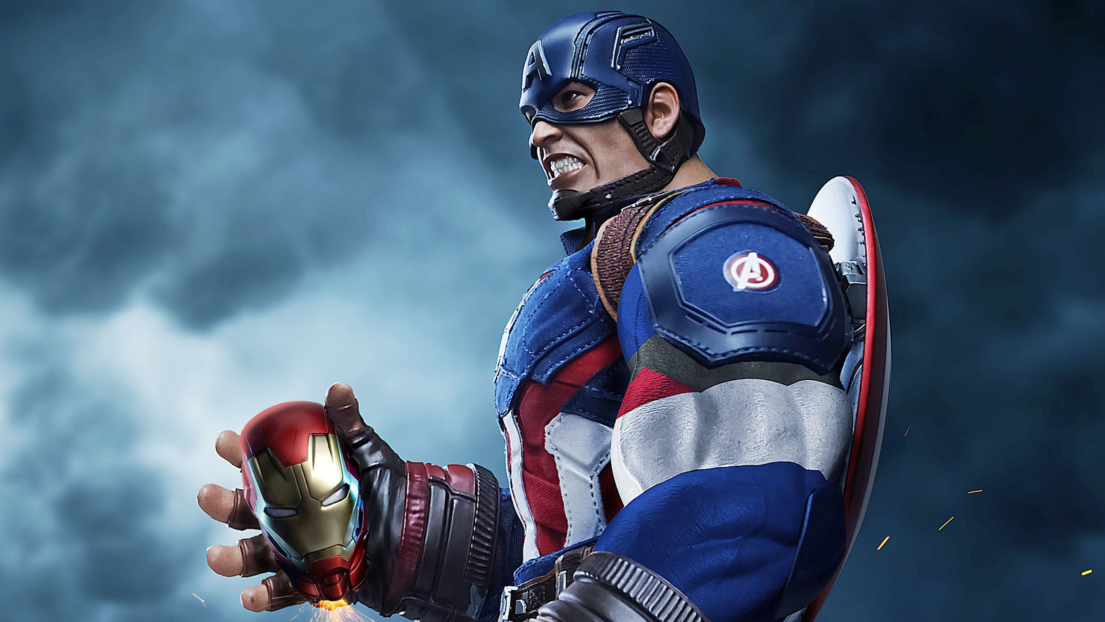 1600x900 Bulky Captain America Wallpaper,1600x900 Resolution HD 4k ...