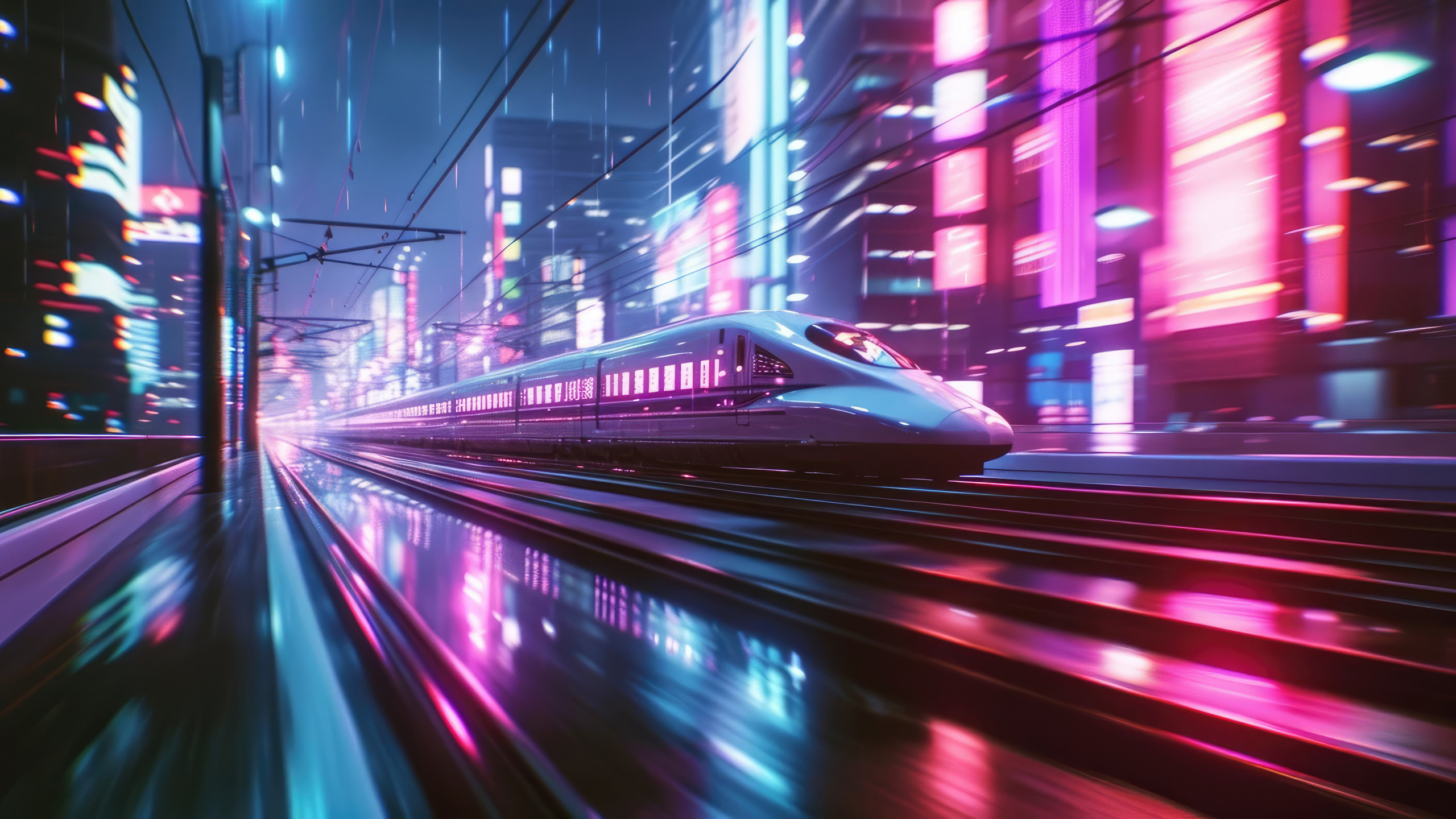 2560x1440 Bullet Train Ai 1440P Resolution ,HD 4k Wallpapers,Images ...