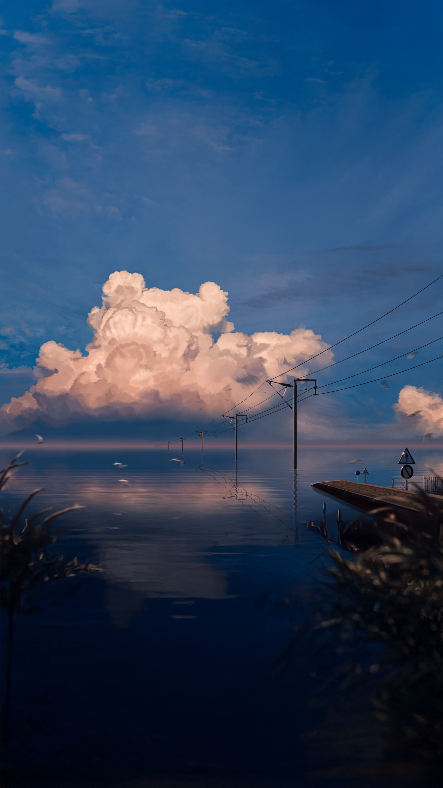 1440x2560 Cable Lines Samsung Galaxy S6,S7 ,Google Pixel XL ,Nexus 6,6P ...