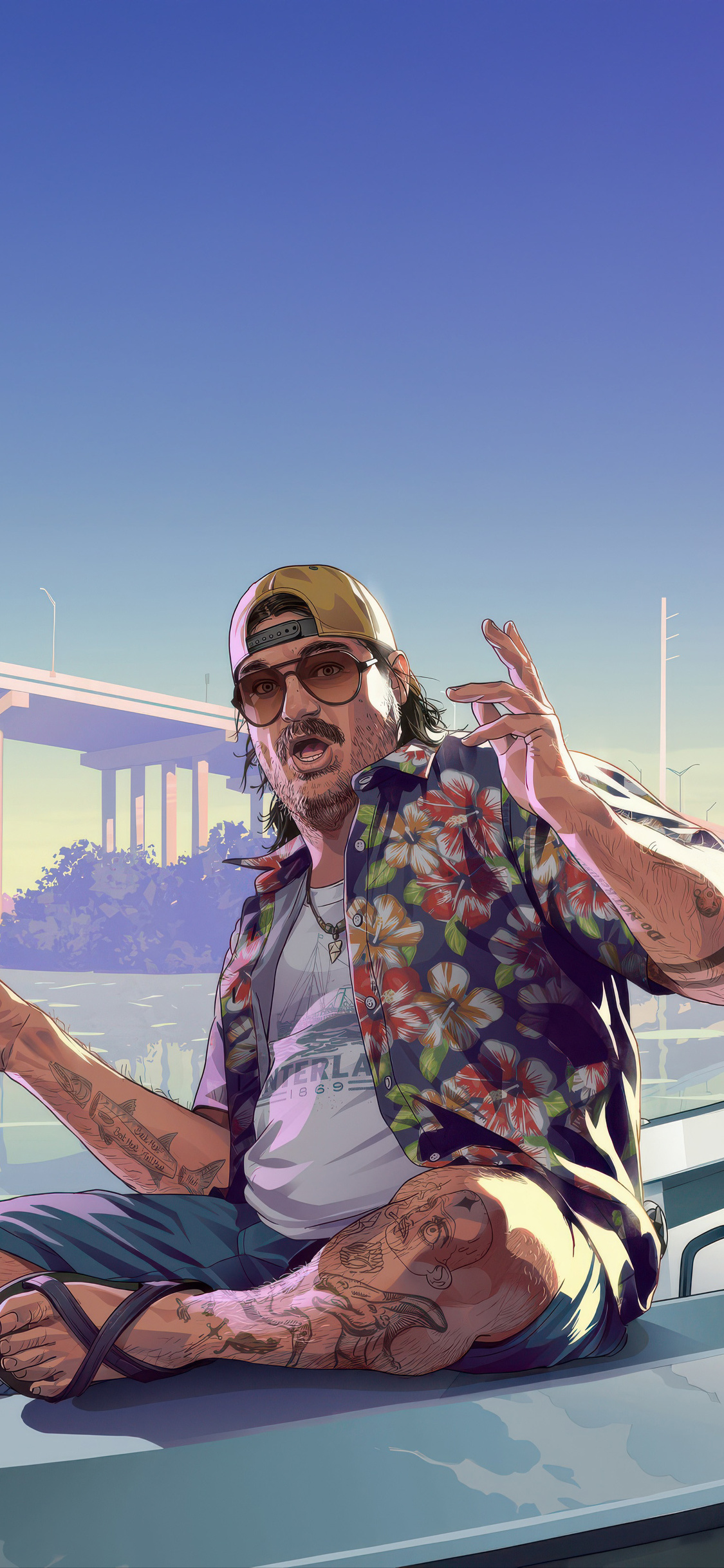 1125x2436 Cal Hampton In Gta 6 Iphone XS,Iphone 10,Iphone X ,HD 4k ...