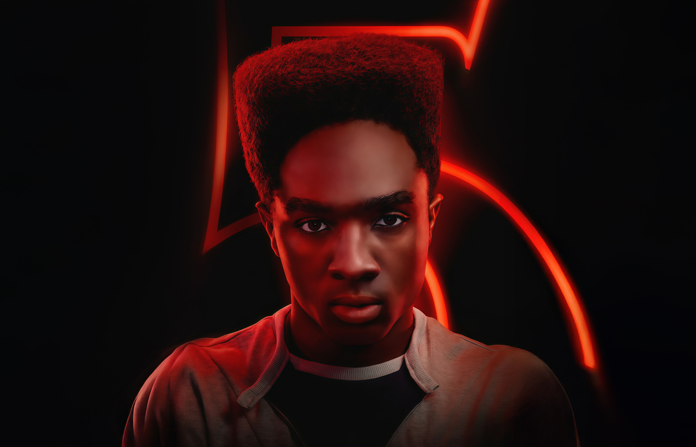 1400x900 Caleb Mclaughlin As Lucas Sinclair In Stranger Things Season 5 Wallpaper,1400x900 ...