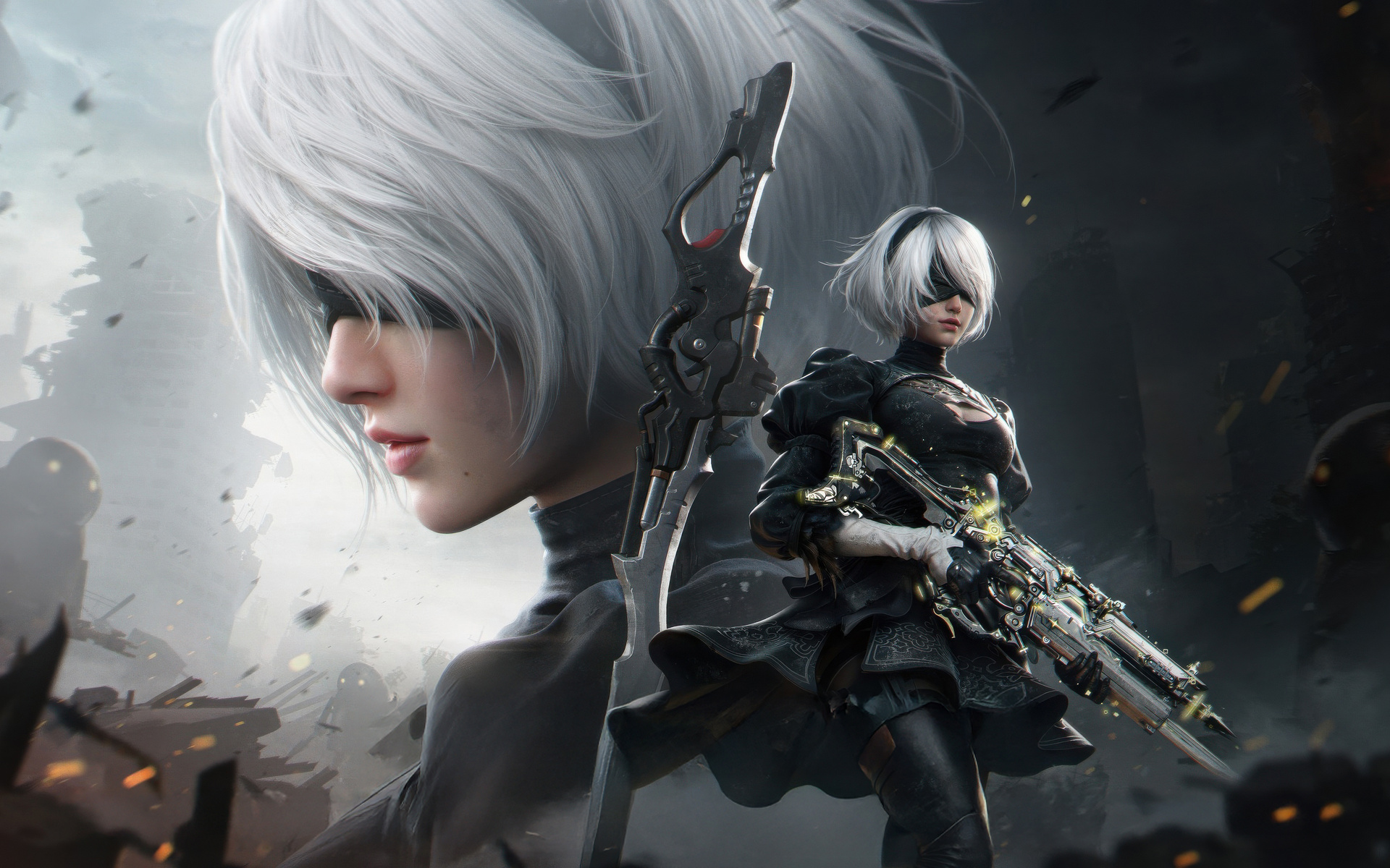 1920x1200 Call Of Duty Mobile X Nier Automata 1080P Resolution ,HD 4k ...