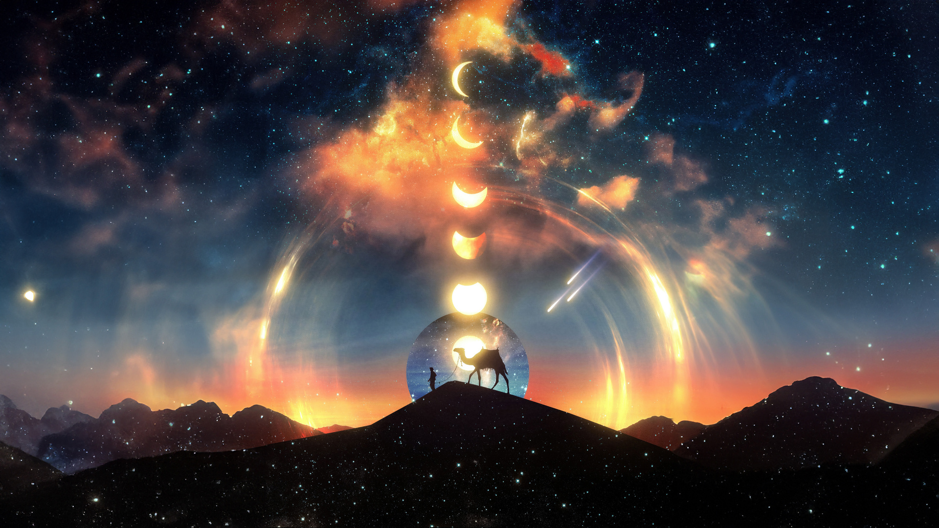 1920x1080 Camel Men In A Cosmic Odyssey Laptop Full HD 1080P ,HD 4k ...