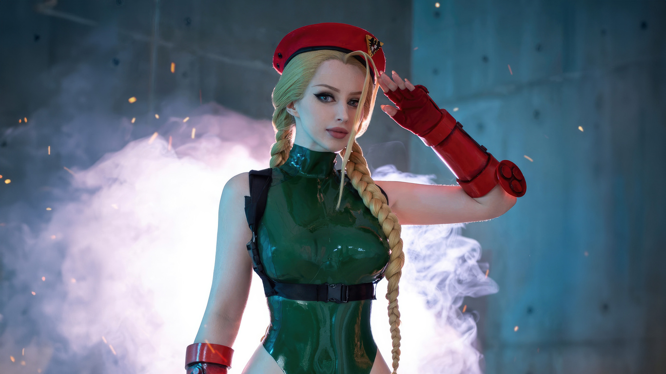 1366x768 Cammy Street Fighter Cosplay Laptop HD ,HD 4k Wallpapers ...