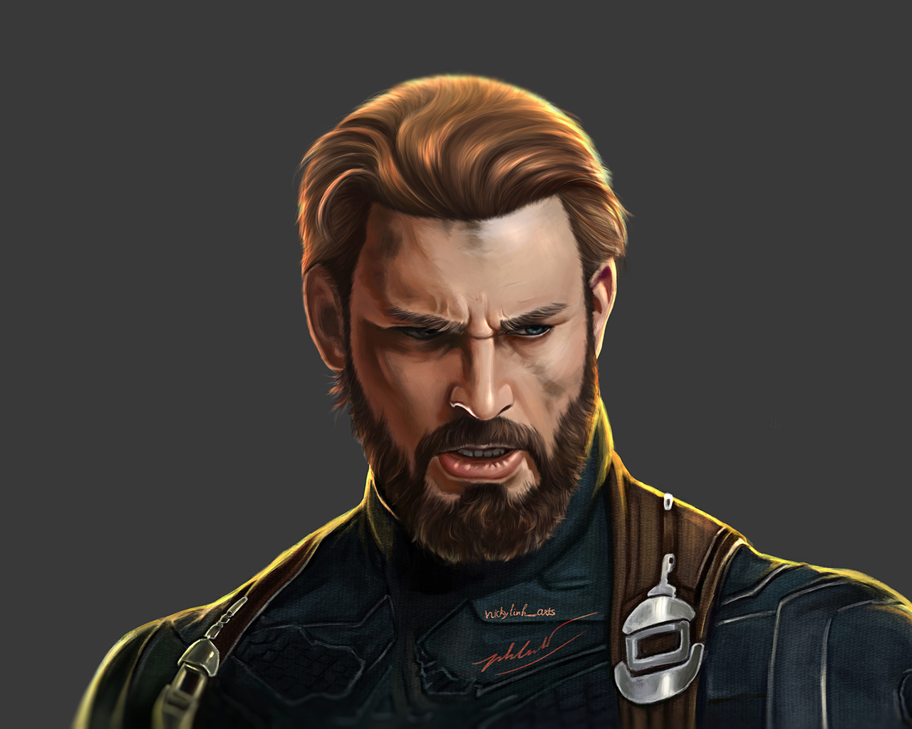 1280x1024 Captain America Beard Avengers Endgame Wallpaper,1280x1024 ...