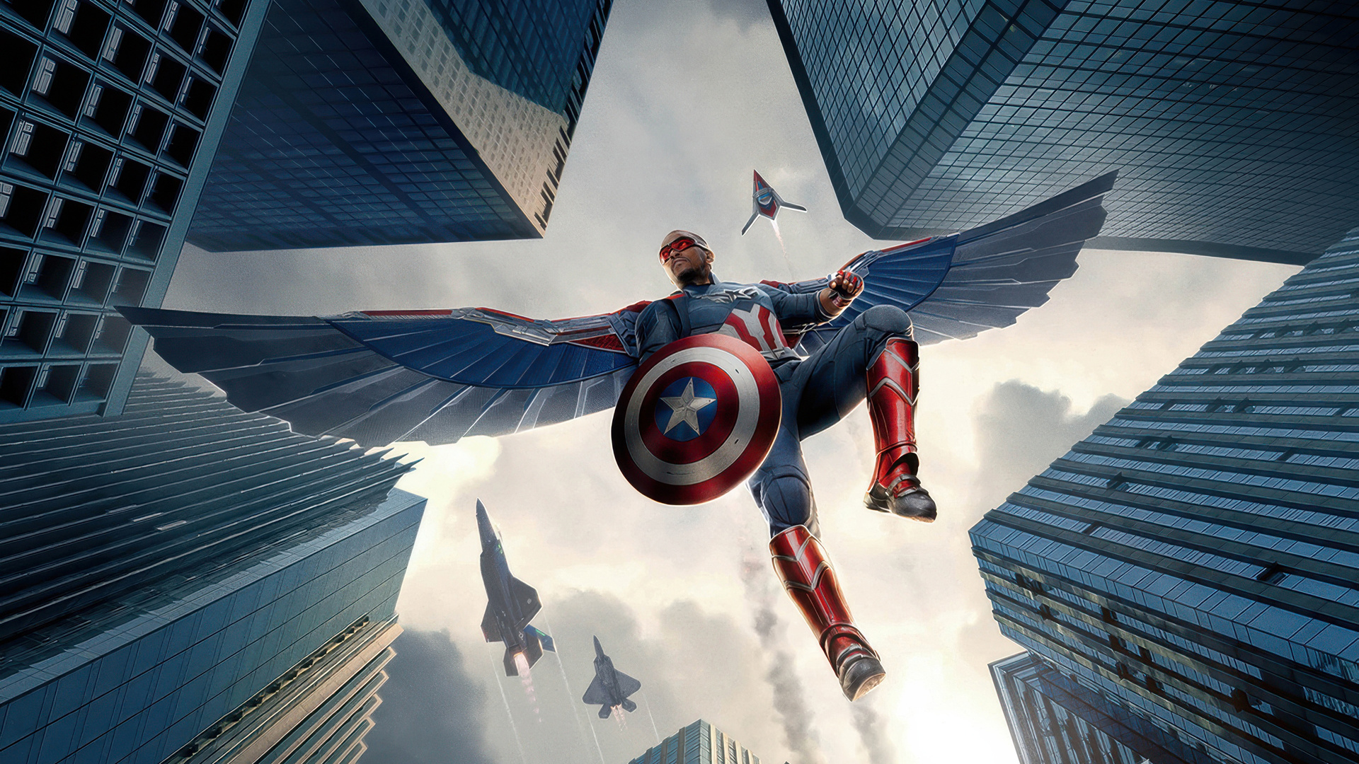 1920x1080 Captain America Brave New World Screen X Laptop Full HD 1080P ...