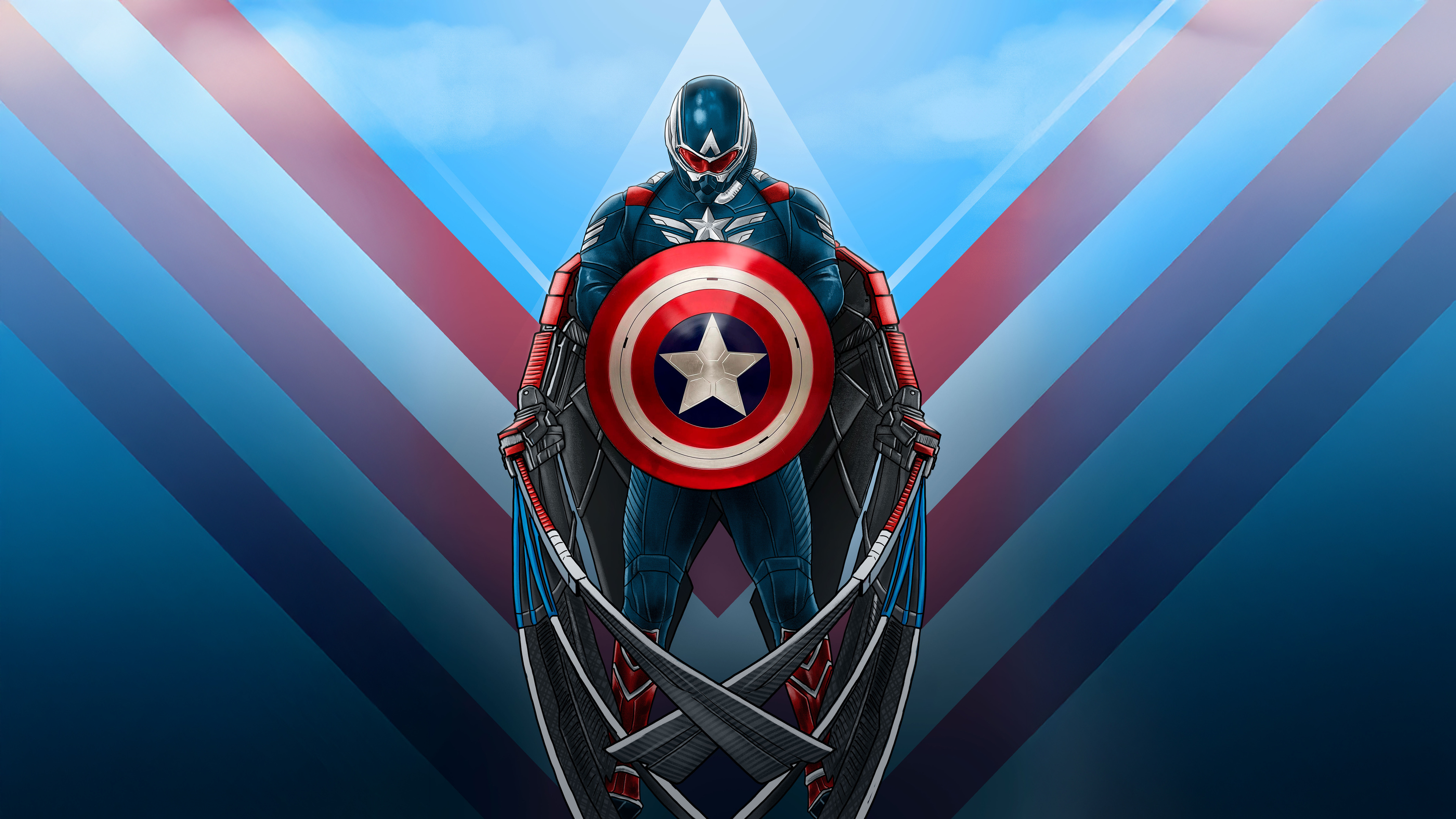3840x2160 Captain America Nanotech Helmet Transition 4K ,HD 4k ...