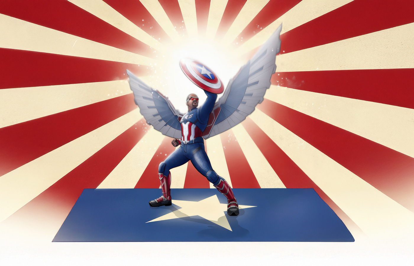 1400x900 Captain America Never Defeated Wallpaper,1400x900 Resolution ...