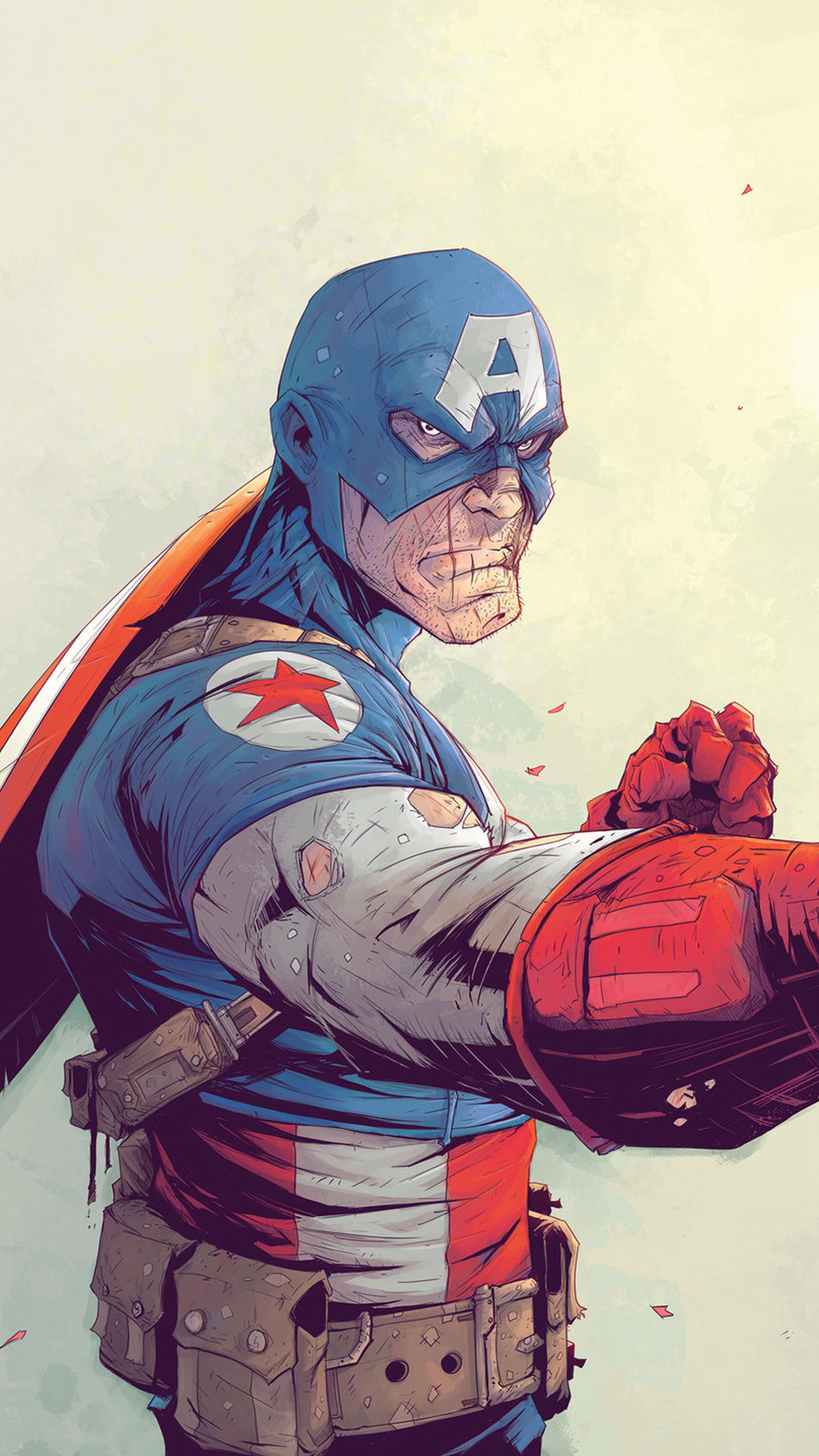 1440x2560 Captain America Suit Cool Artwork Samsung Galaxy S6,S7 ...