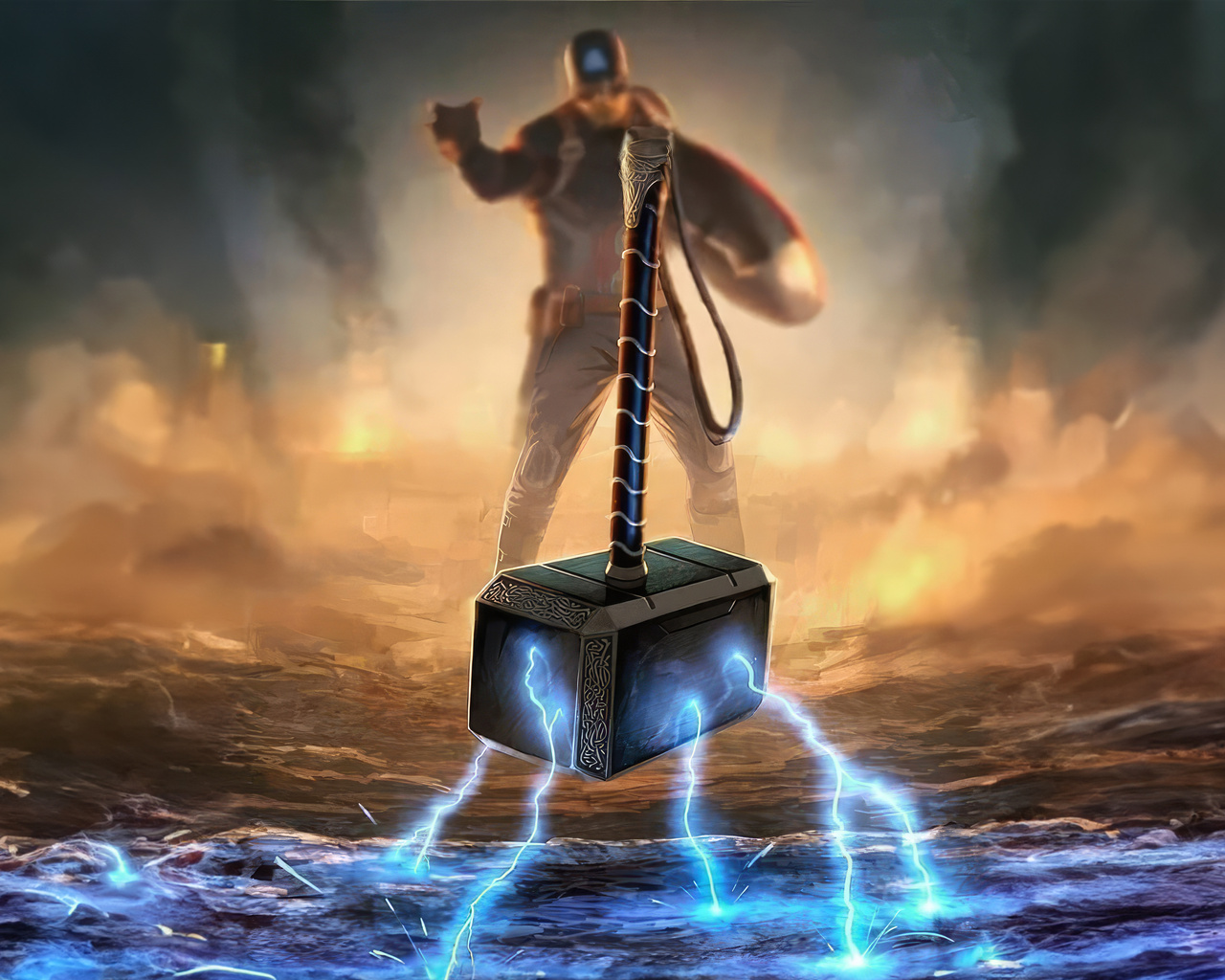 Thor Wielding Hammer at Wade Arnold blog