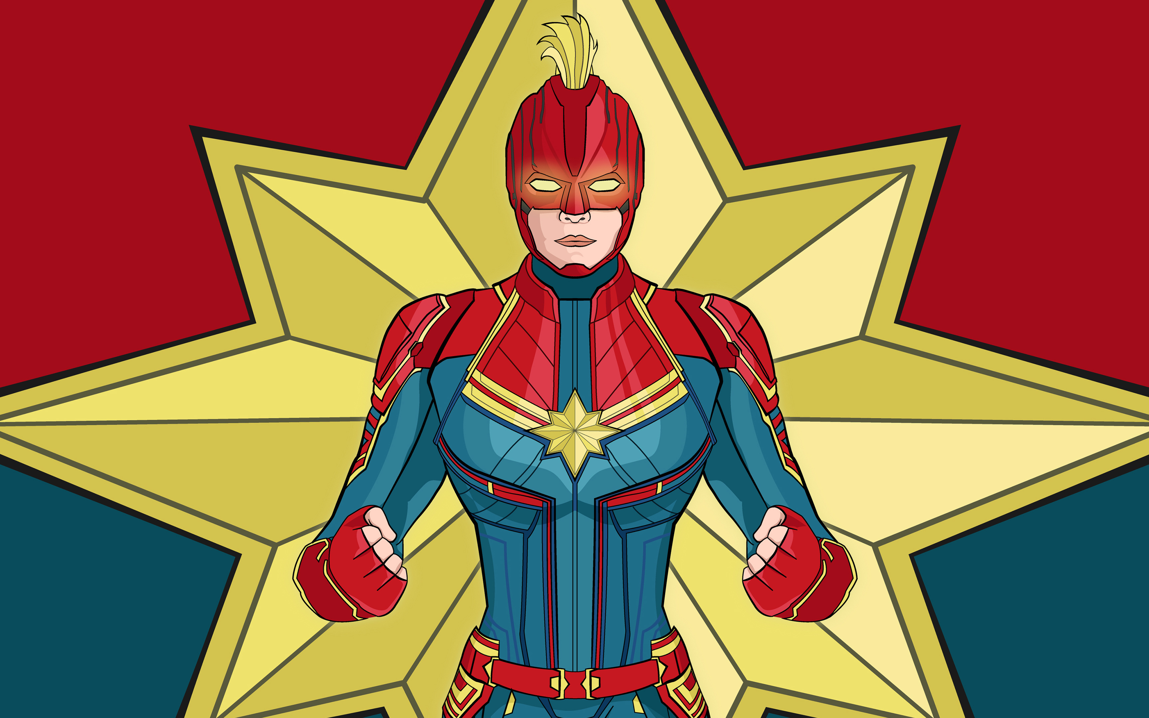 3840x2400 Captain Marvel 4k Artwork 4K ,HD 4k Wallpapers,Images ...