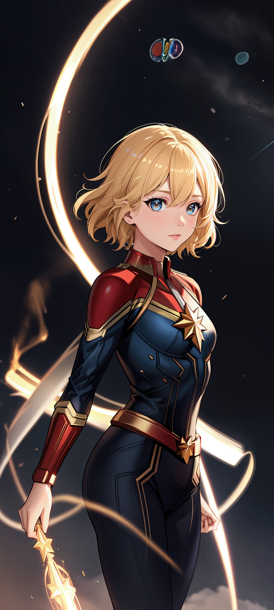 1080x2400 Captain Marvel Epic Transformation Google Pixel 7 ,HD 4k ...