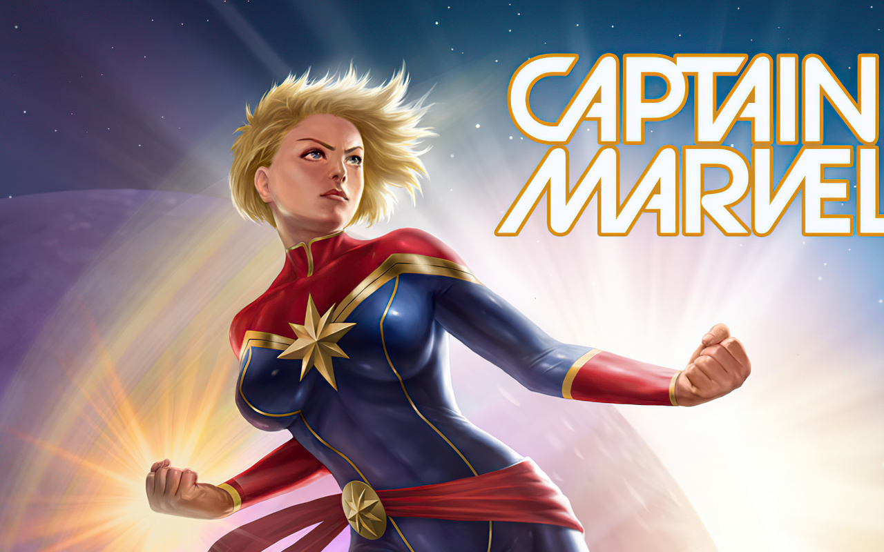 1280x800 Captain Marvel Fan Artwork 4k 720P ,HD 4k Wallpapers,Images ...