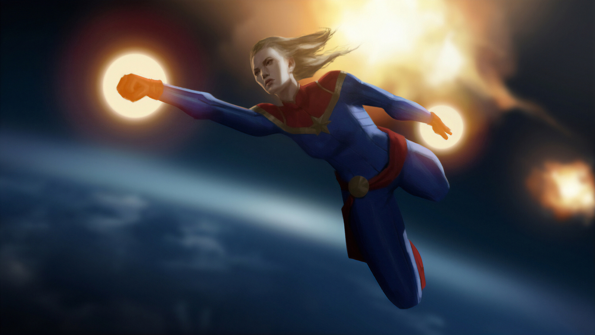 1920x1080 Captain Marvel Fly Laptop Full HD 1080P ,HD 4k Wallpapers ...
