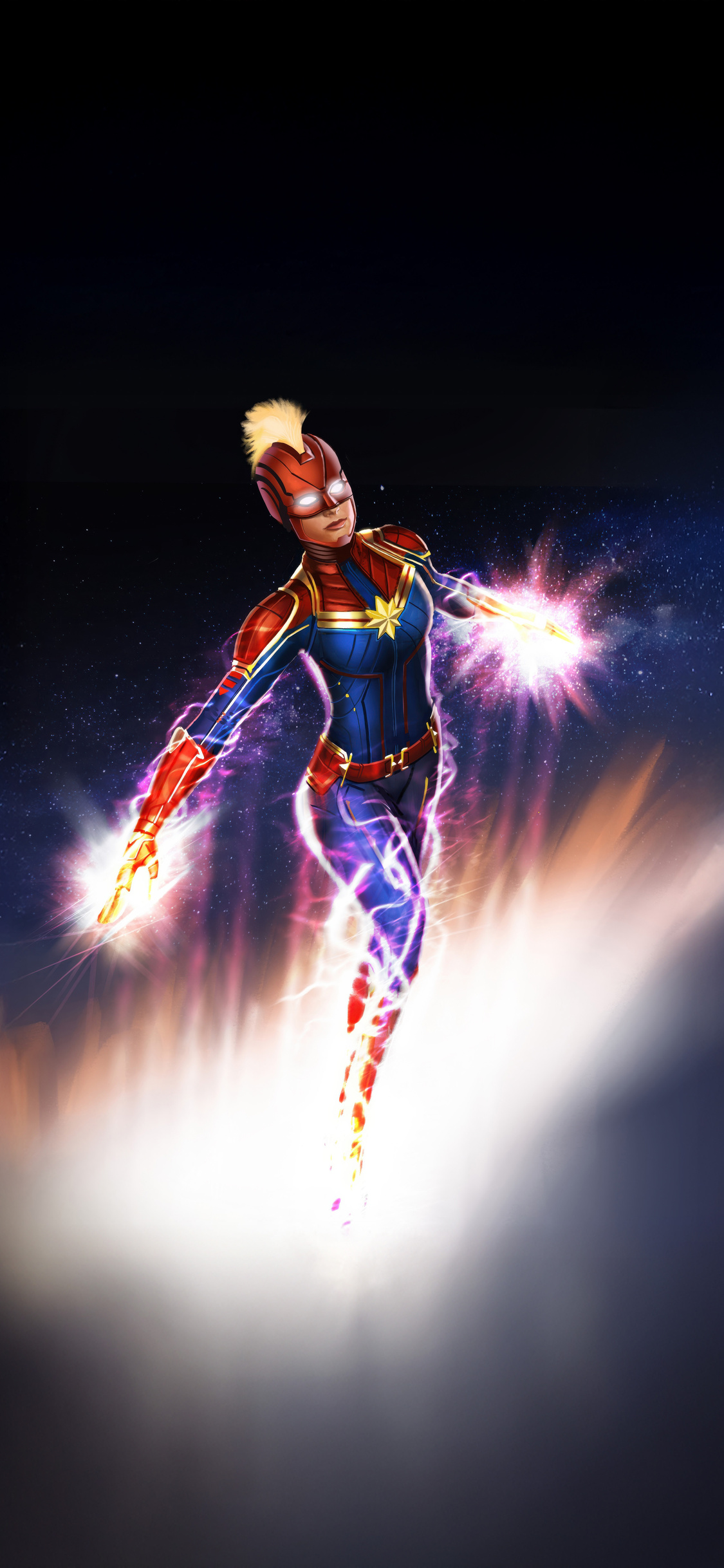 1125x2436 Captain Marvel Starforce Legend Iphone XS,Iphone 10,Iphone X ...