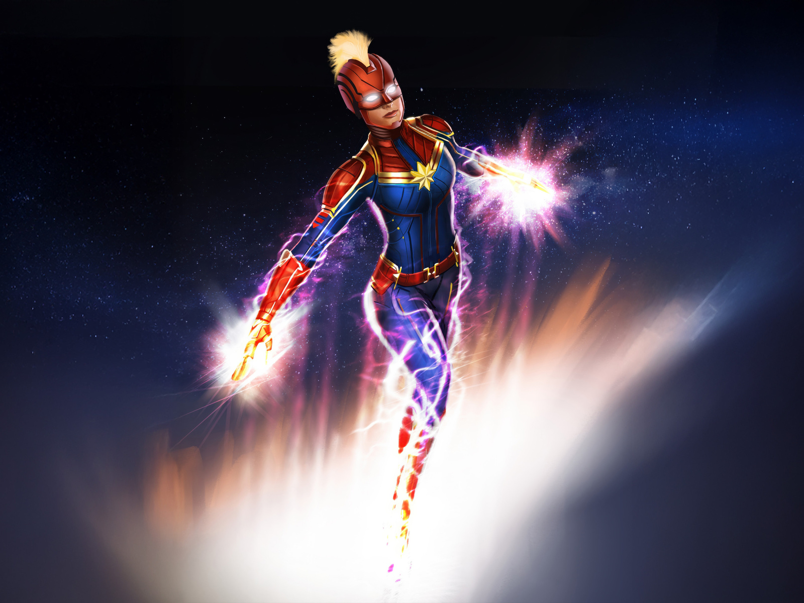 1600x1200 Captain Marvel Starforce Legend Wallpaper,1600x1200 ...