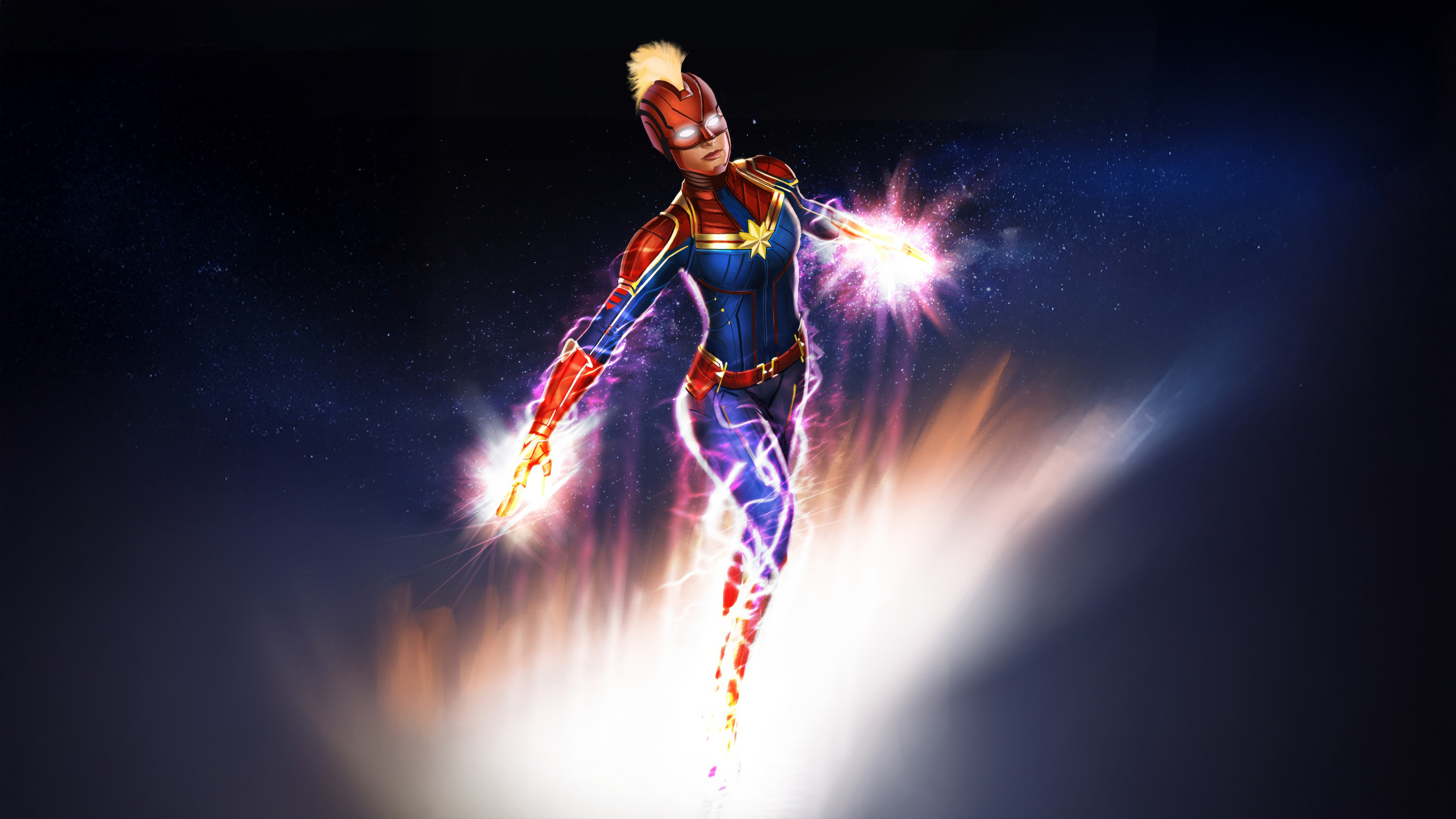 2560x1440 Captain Marvel Starforce Legend 1440P Resolution ,HD 4k ...