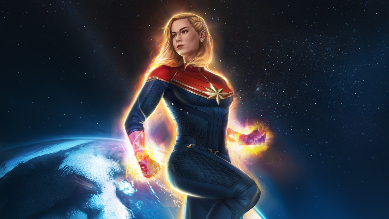 1366x768 Captain Marvel The Cosmic Avenger Laptop HD ,HD 4k Wallpapers ...