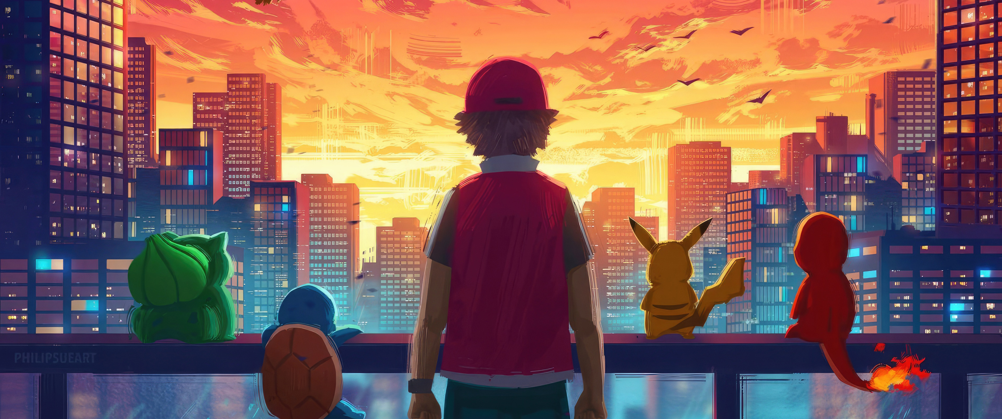 3440x1440 Champions Of Friendship Unbreakable Bonds In Pokemon Team UltraWide Quad HD 1440P ,HD ...