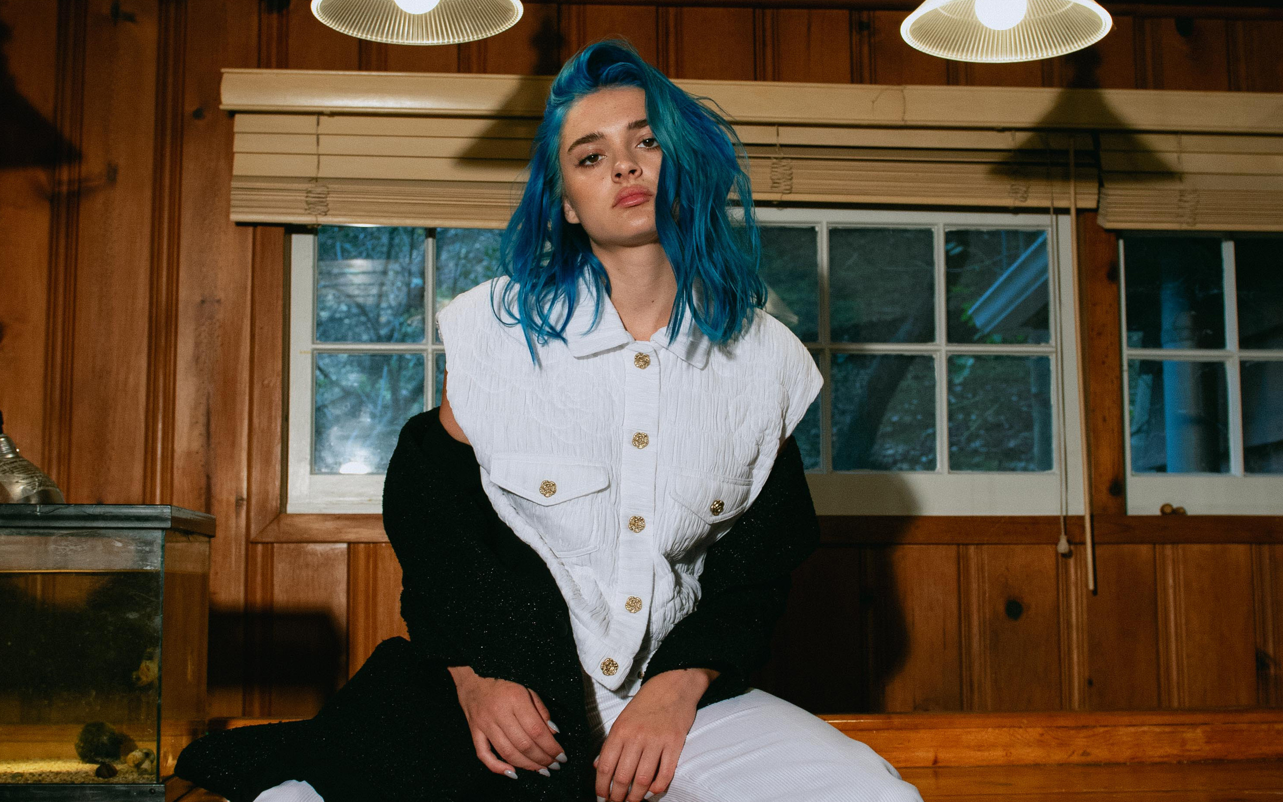 2560x1600 Charlotte Lawrence Allegra Messina Photoshoot For Conent Mode ...