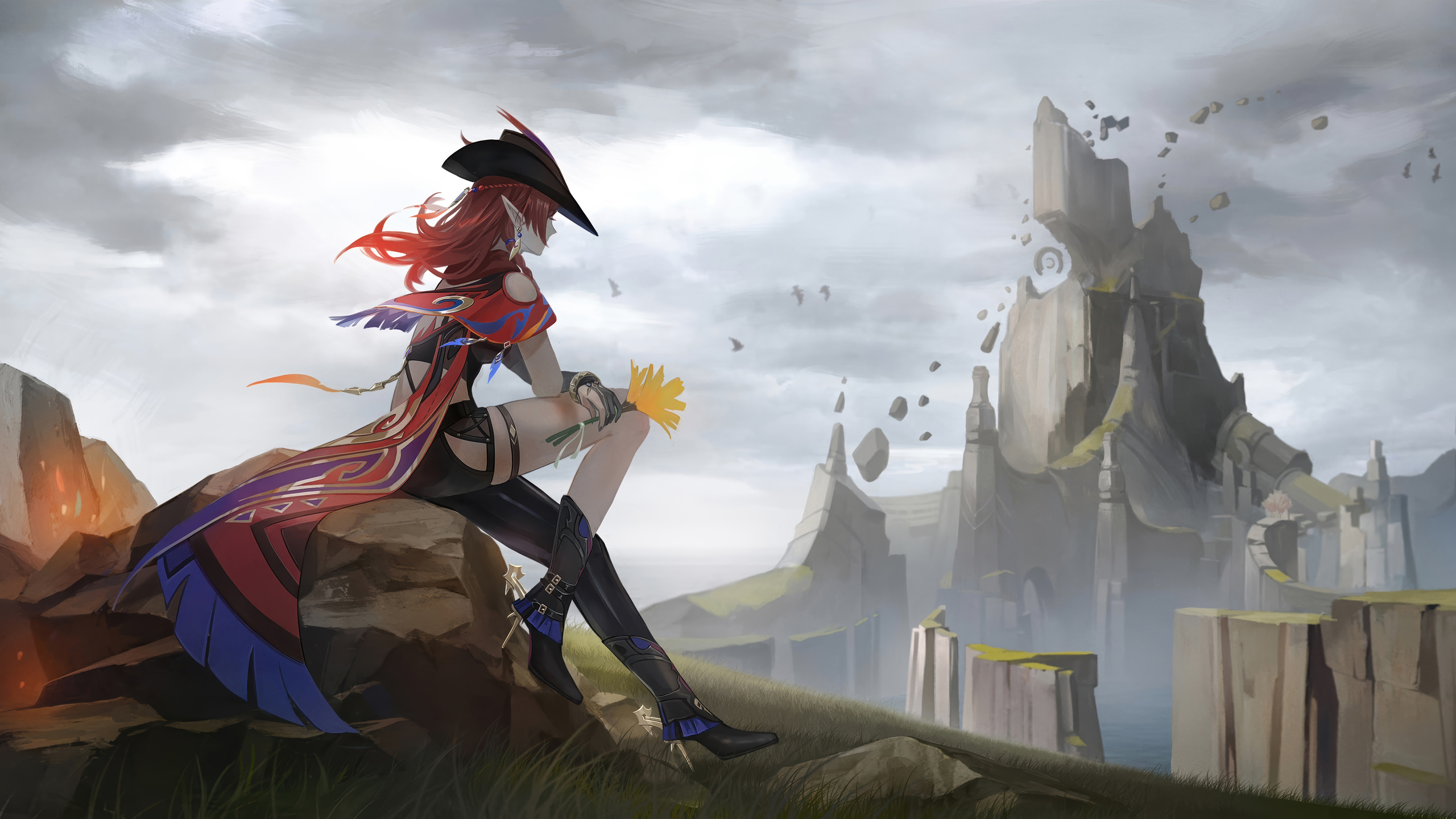 2560x1440 Chasca Genshin Impact 1440P Resolution ,HD 4k Wallpapers ...