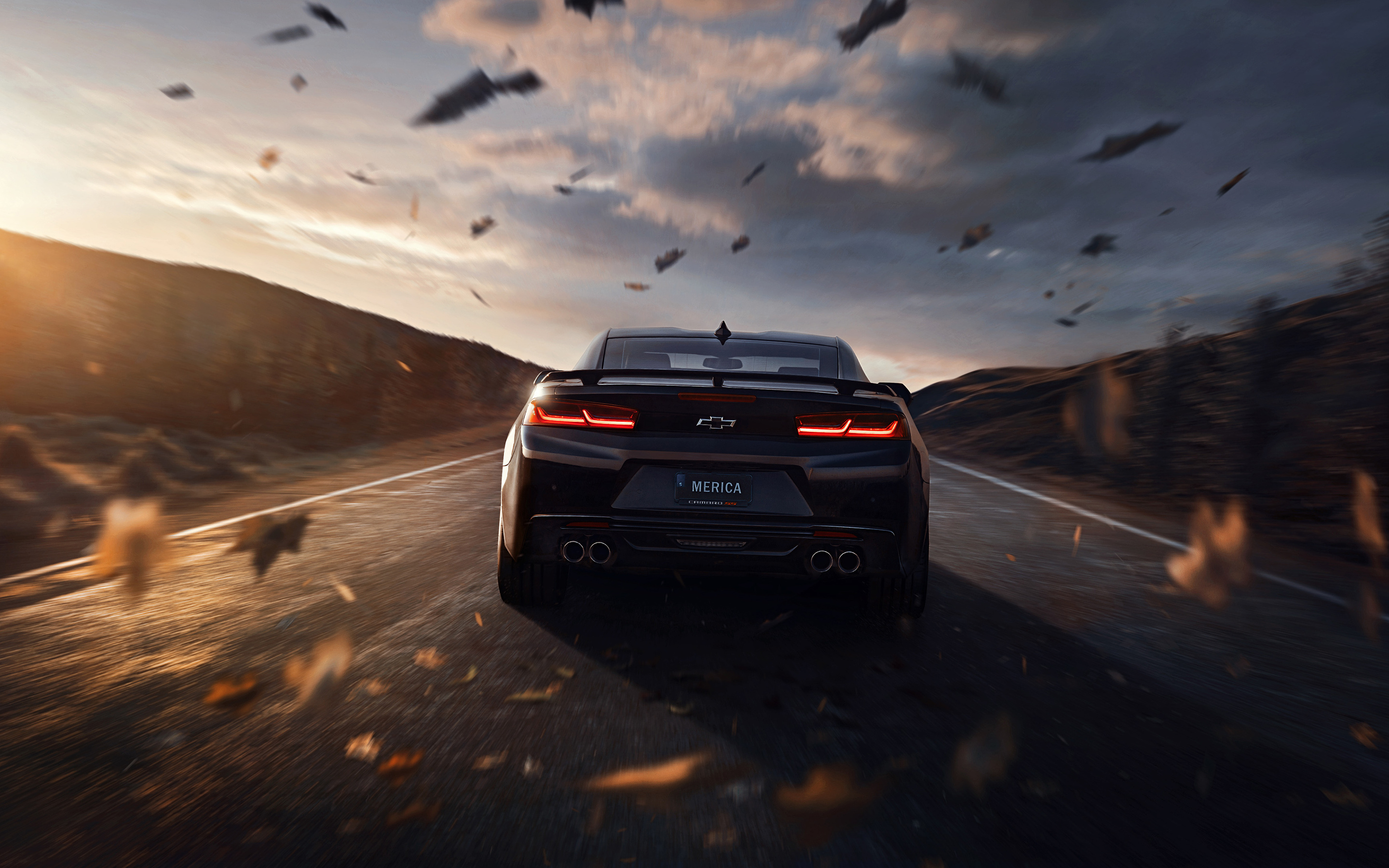 2880x1800 Chevrolet Camaro SS Rear Macbook Pro Retina ,HD 4k Wallpapers ...