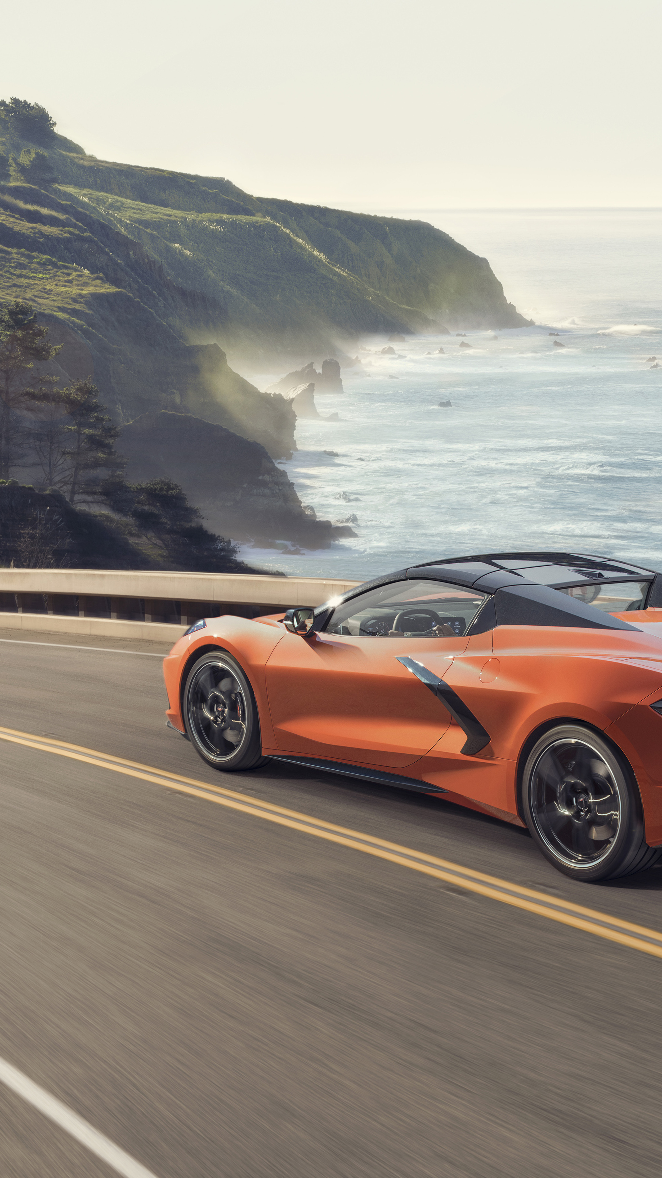 2160x3840 Chevrolet Corvette C8 Stingray Convertible 2020 Sony Xperia X ...
