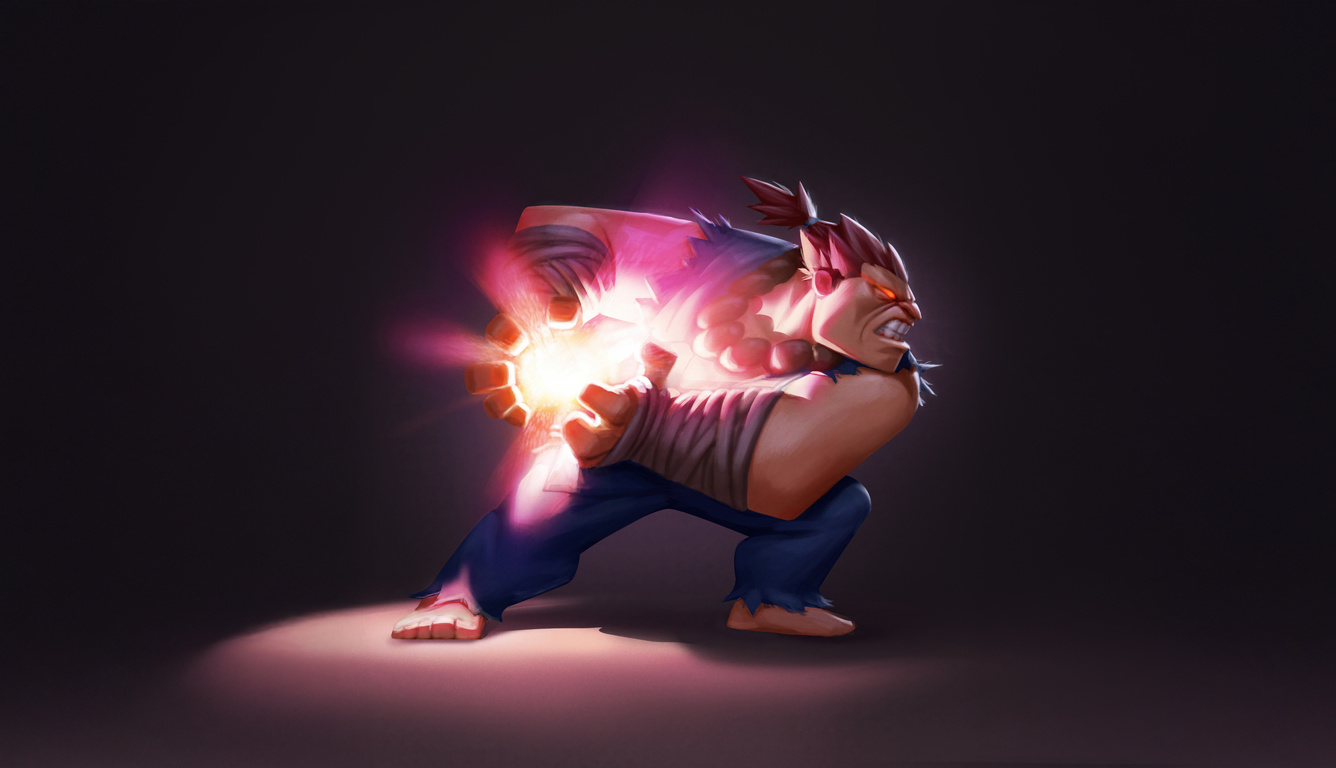 1336x768 Chibi Akuma Street Fighter 4k Laptop HD ,HD 4k Wallpapers ...