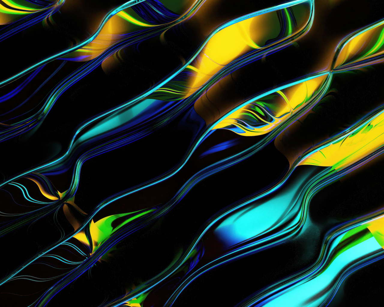 1280x1024 Chromatic Neon Waves Wallpaper,1280x1024 Resolution HD 4k ...