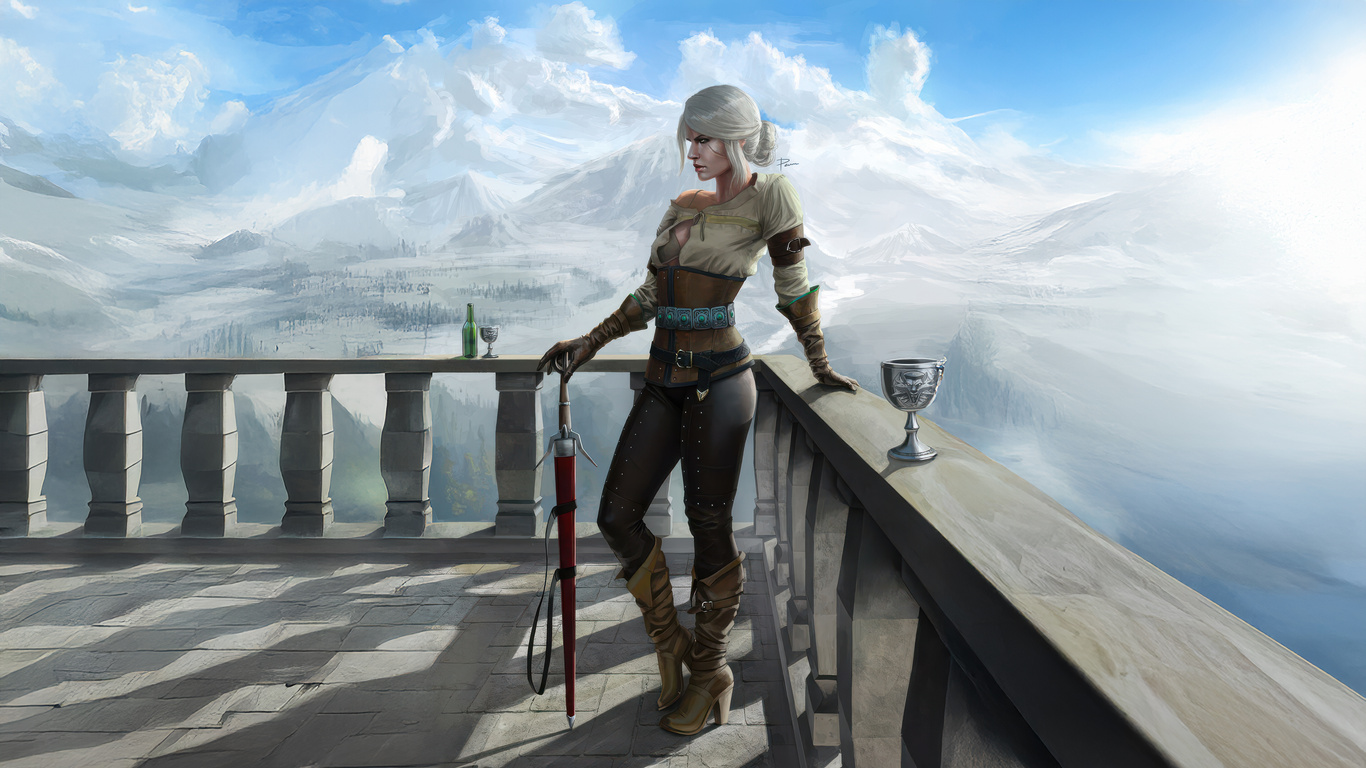 1366x768 Ciri The Witcher 5k Laptop HD ,HD 4k Wallpapers,Images ...