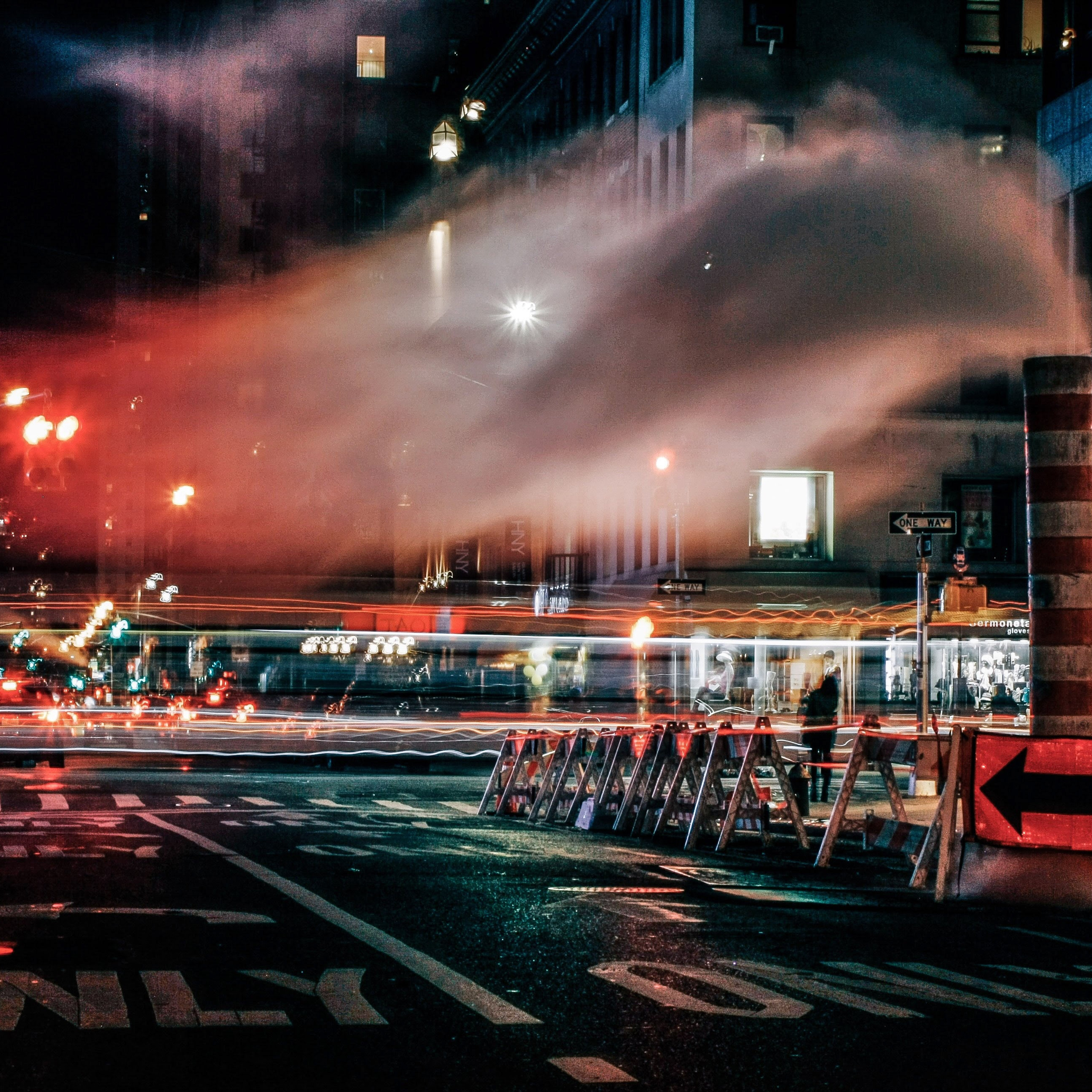 2932x2932 City Street Construction Traffic Block Ipad Pro Retina ...