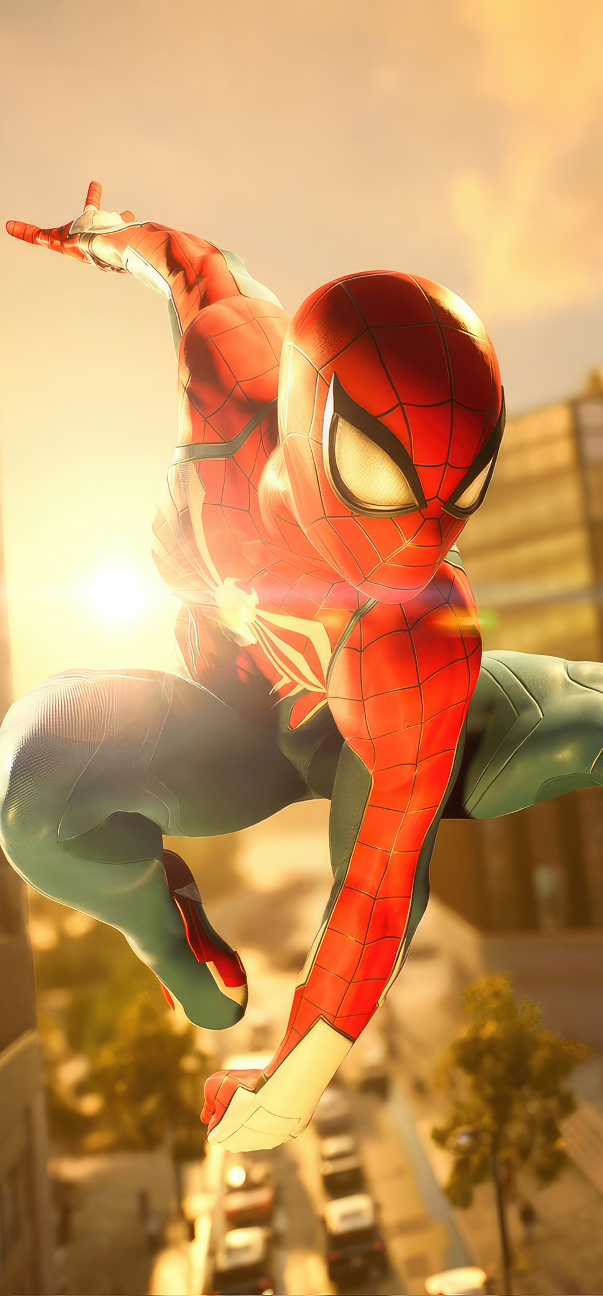 1242x2668 Classic Spidey Swings Spiderman 2 Ps5 Iphone XS MAX ,HD 4k ...