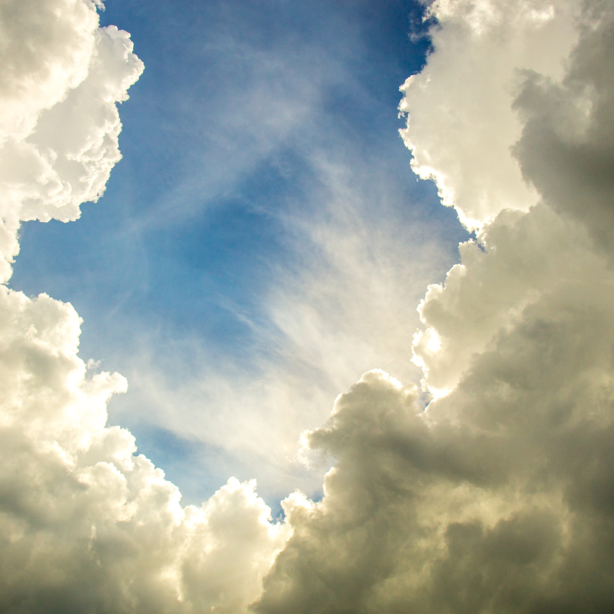 2048x2048 Clean Clouds Sky 4k Ipad Air HD 4k Wallpapers, Images ...