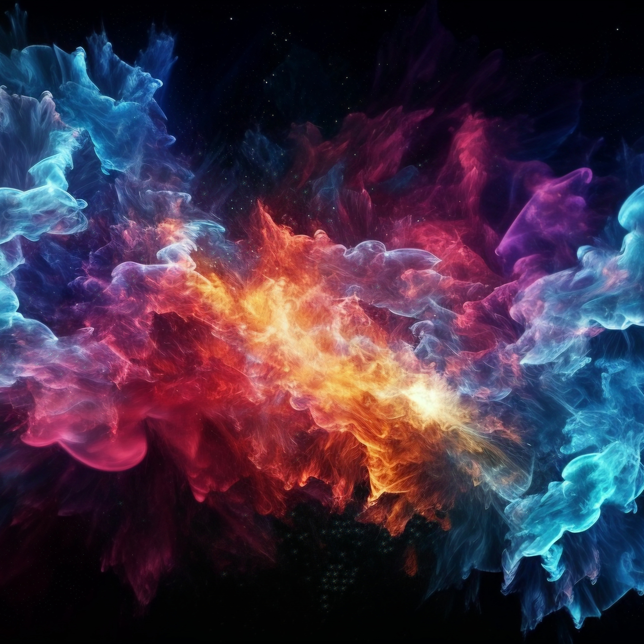 2048x2048 Clouds Smoke Colorful 5k Ipad Air ,HD 4k Wallpapers,Images ...