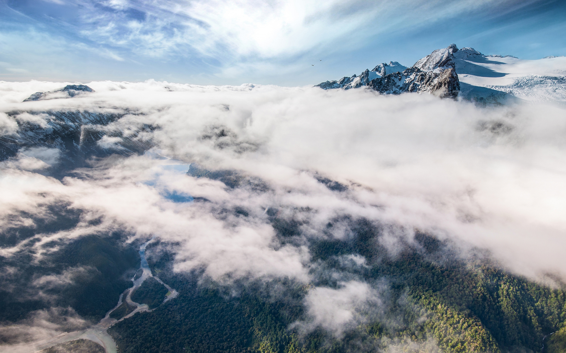 1920x1200 Clouds Top View From The Helicopter 1080P Resolution ,HD 4k ...