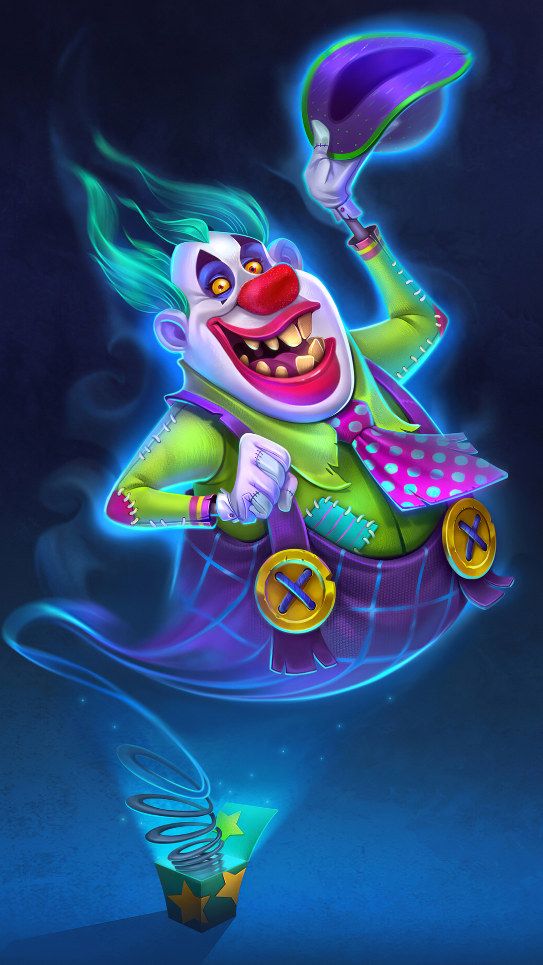 1080x1920 Clown Outside Box 4k Iphone 7,6s,6 Plus, Pixel xl ,One Plus 3 ...