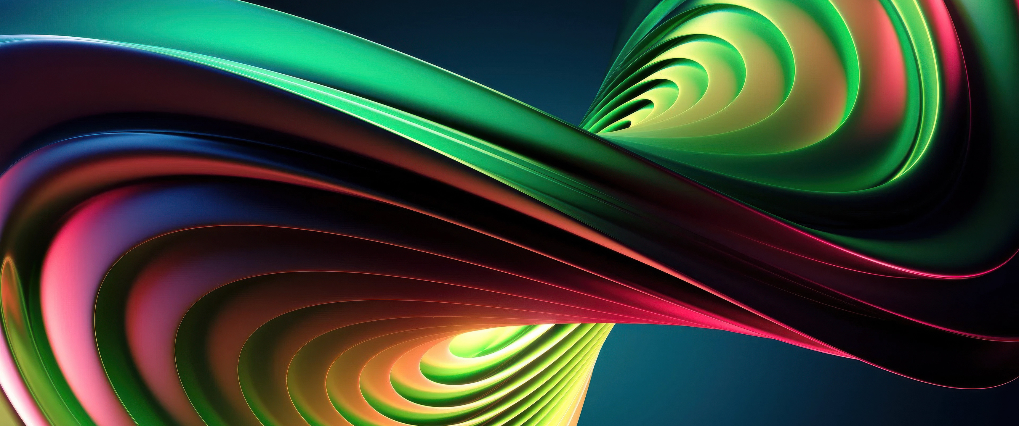 3440x1440 Colorful 3d Spiral Tunnel UltraWide Quad HD 1440P ,HD 4k ...