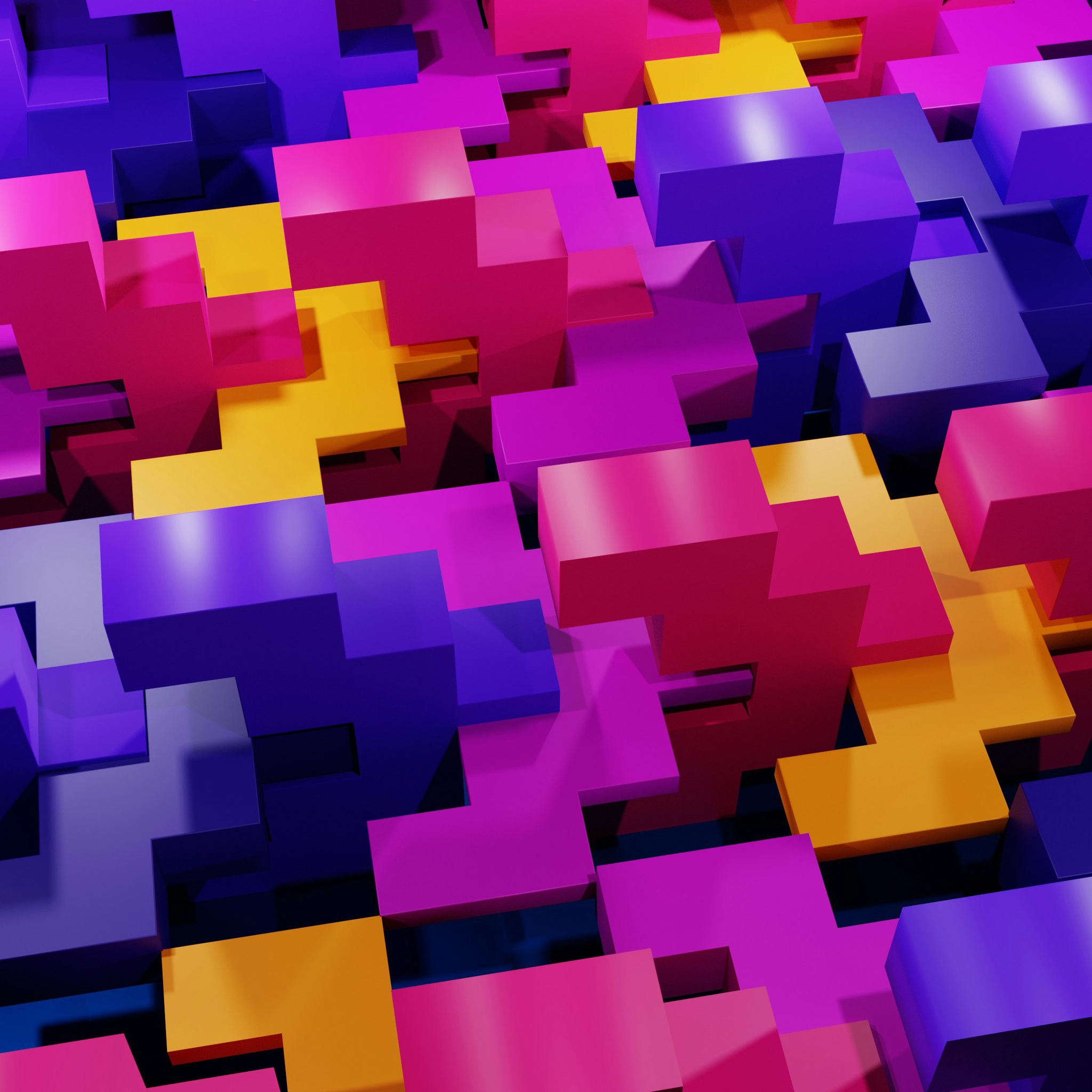 2048x2048 Colorful Blocks Ipad Air ,HD 4k Wallpapers,Images,Backgrounds ...