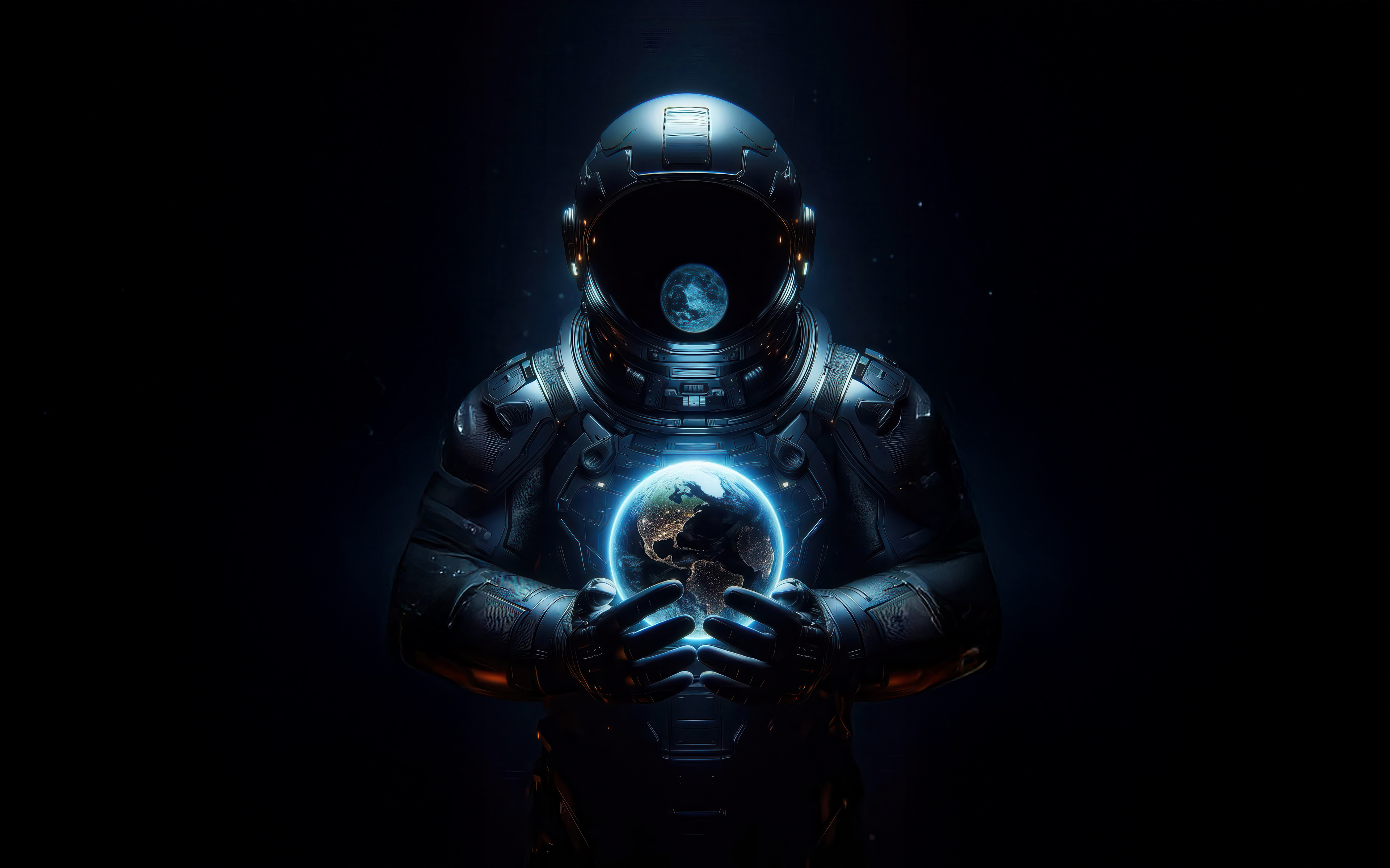 3840x2400 Cosmic Guardian The Keeper Of Earth 4K ,HD 4k Wallpapers ...