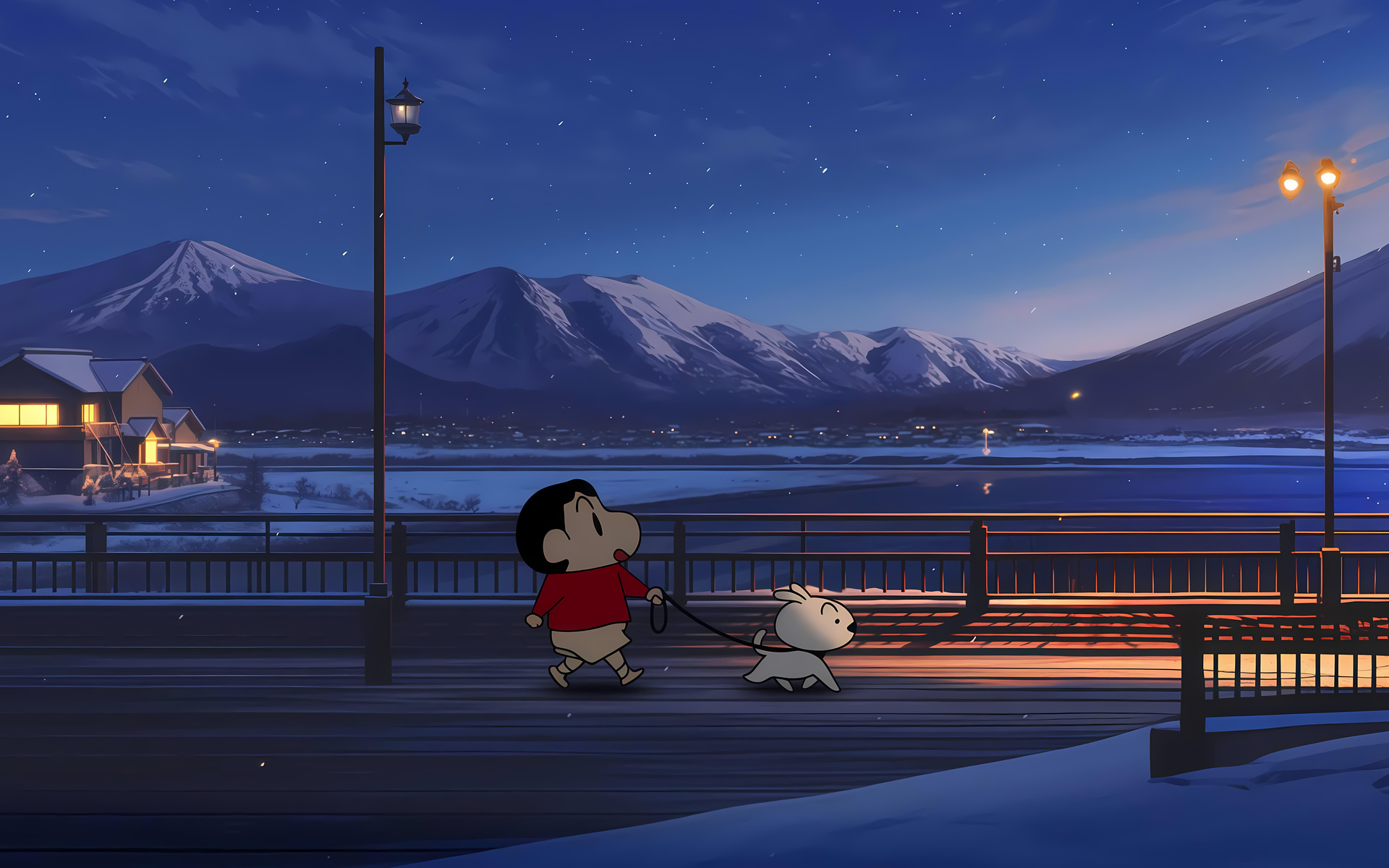 1920x1200 Crayon Shin Chan On Walk With Pet 1080P Resolution ,HD 4k ...