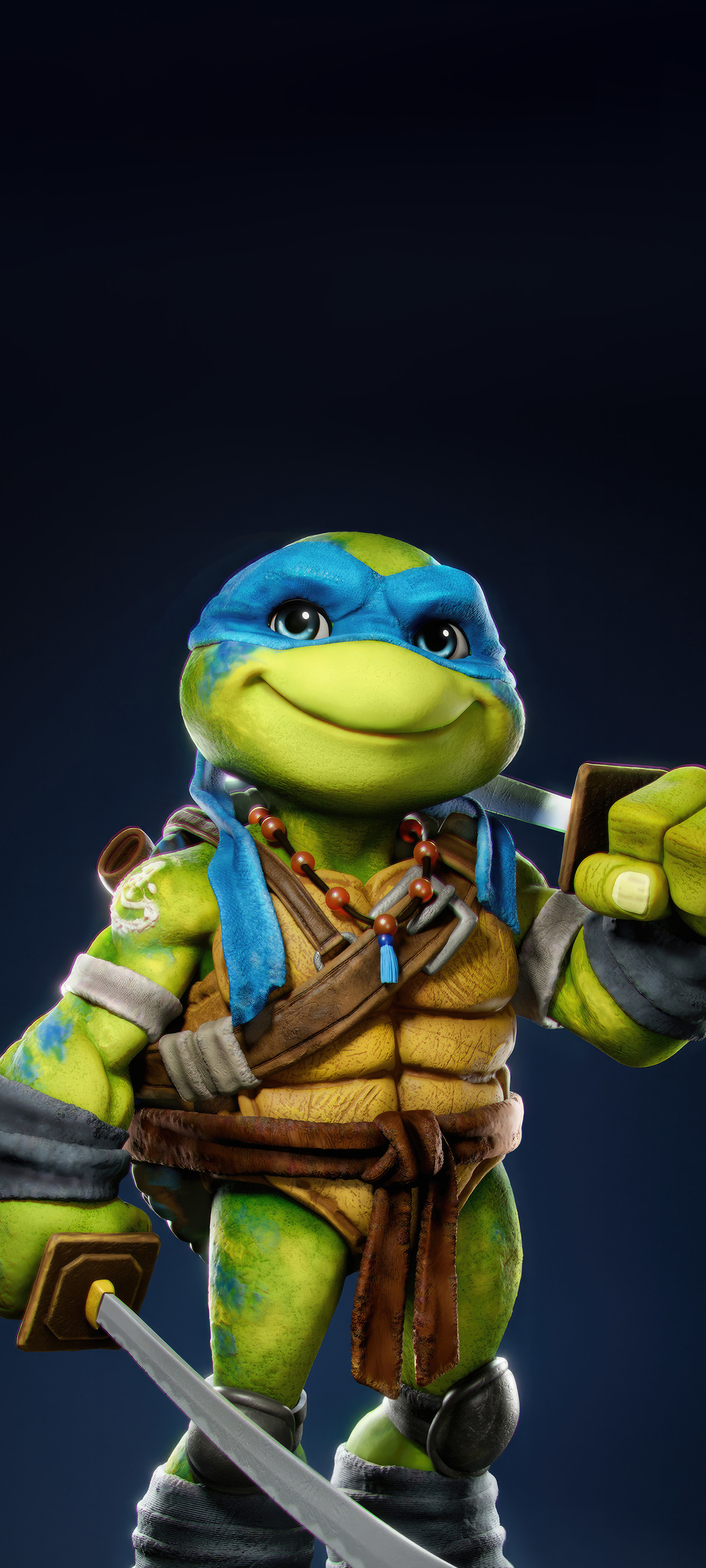 1080x2400 Cute Tmnt Leonardo Google Pixel 7 ,HD 4k Wallpapers,Images ...